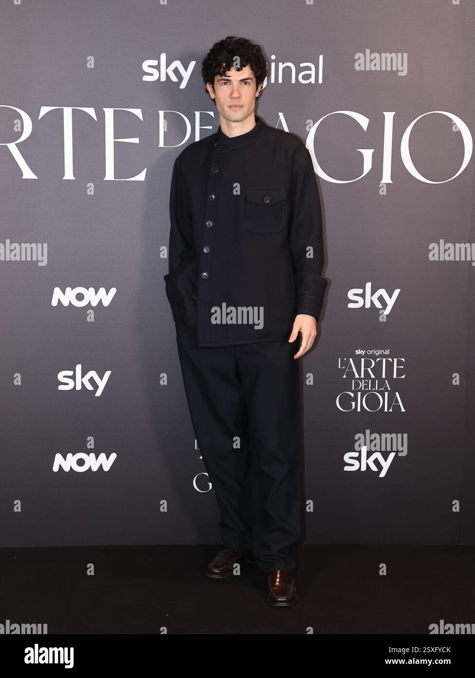Rome, Italy. 24th Feb, 2025. Rome, Barberini cinema, photocall Sky ...