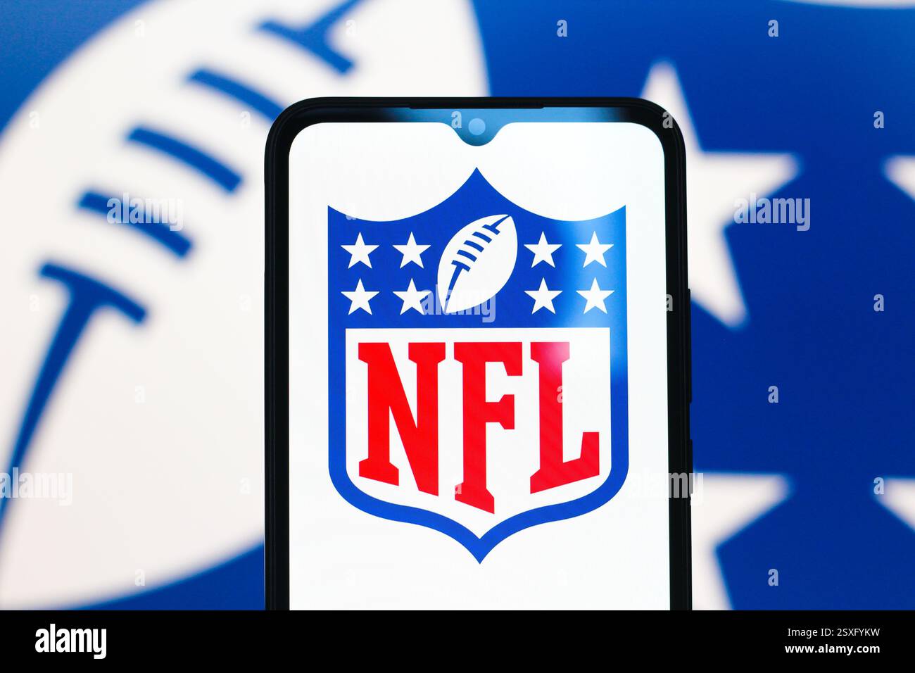Canada. 24th Feb, 2025. In this photo illustration, the NFL (National ...