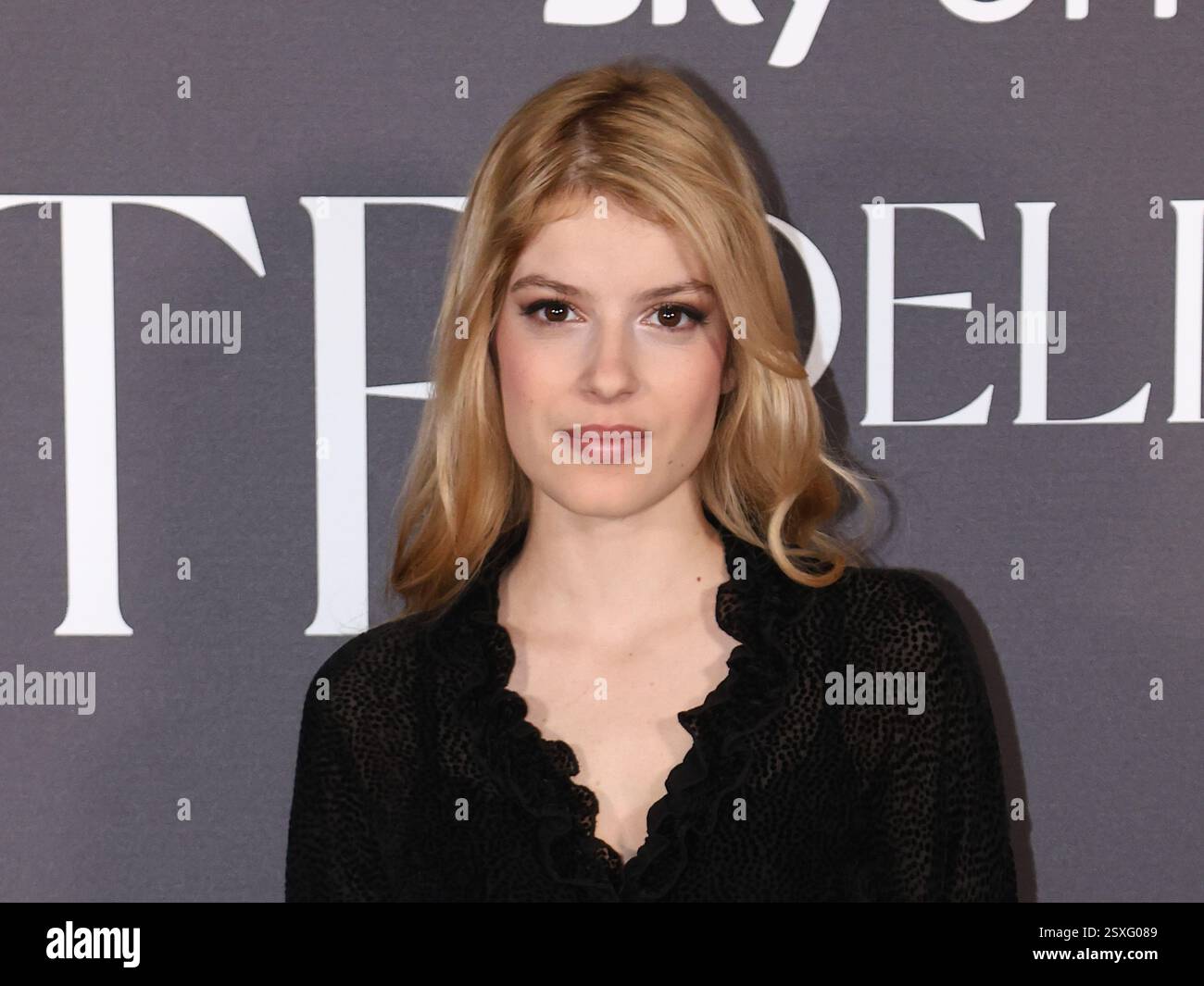Rome, Italy. 24th Feb, 2025. Rome, Barberini cinema, photocall Sky ...