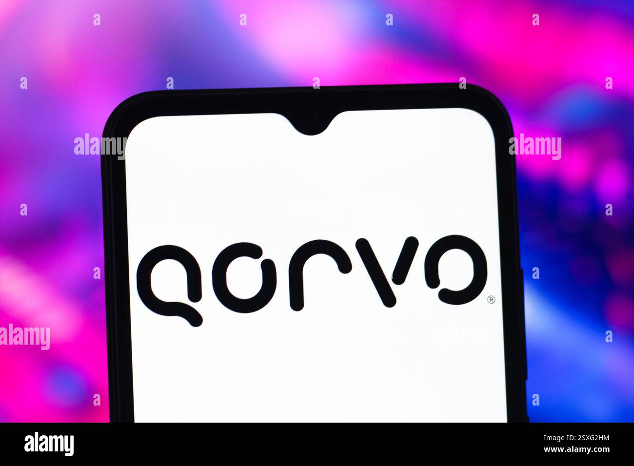 Canada. 24th Feb, 2025. In this photo illustration, the Qorvo logo is ...