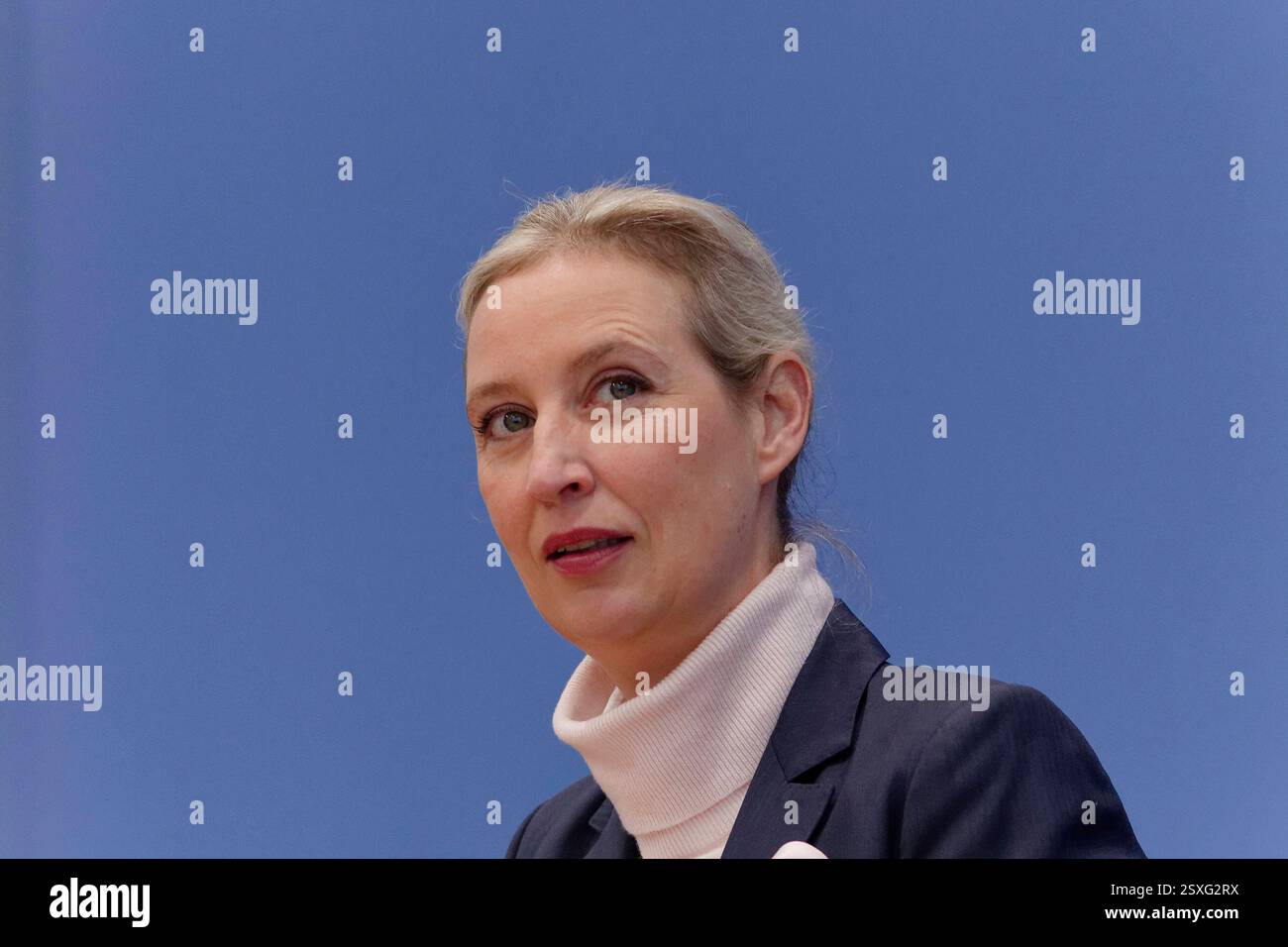 AfD-Wahlnachlese 2025-02-24 Deutschland, Berlin Bundespressekonferenz ...