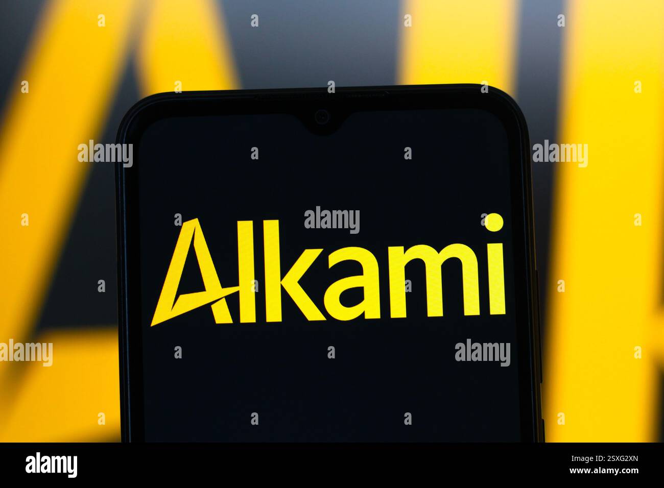 Canada. 24th Feb, 2025. In this photo illustration, the Alkami Technology logo is seen displayed ...
