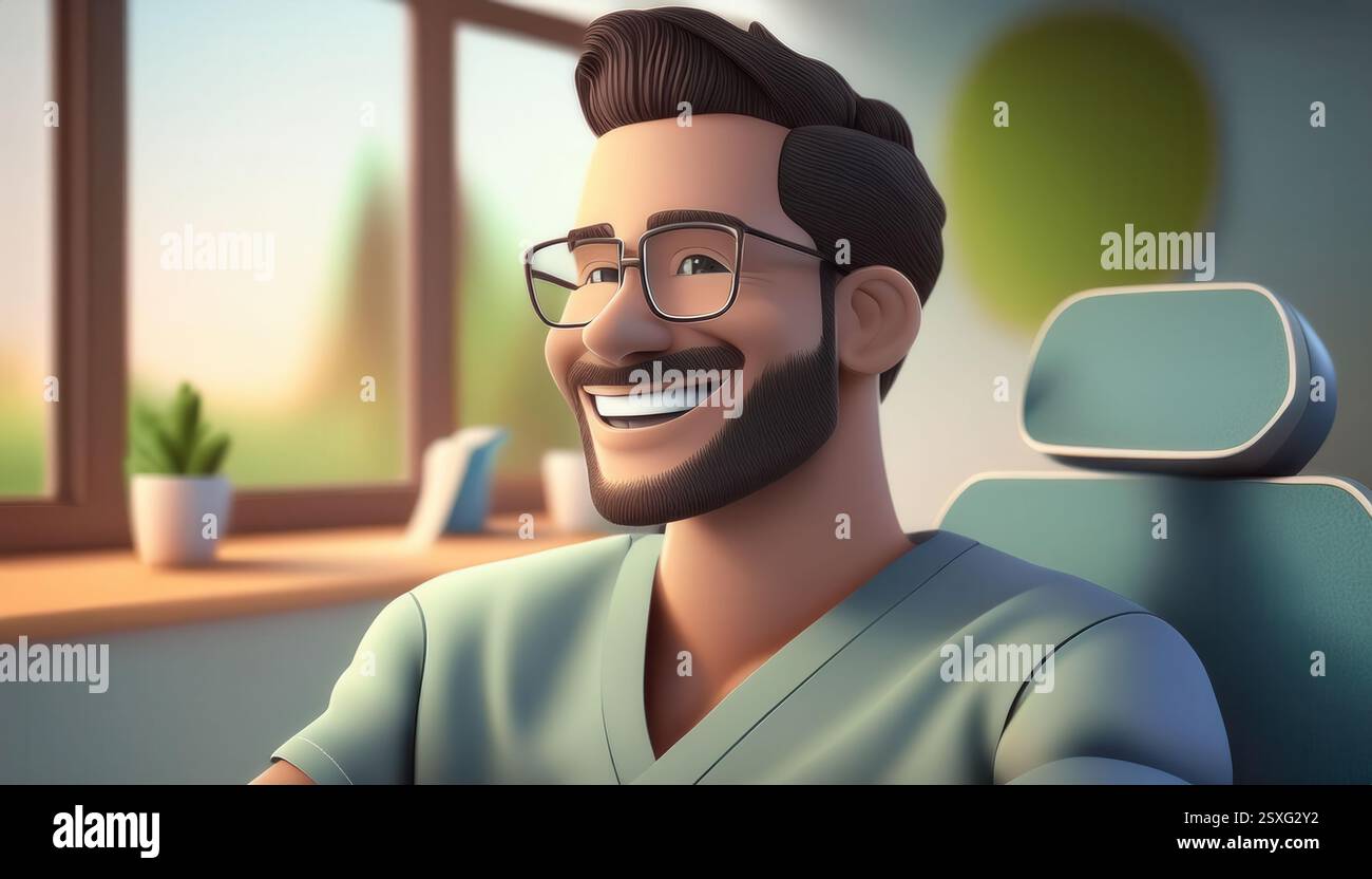 Friendly dental professional engages hi-res stock photography and ...