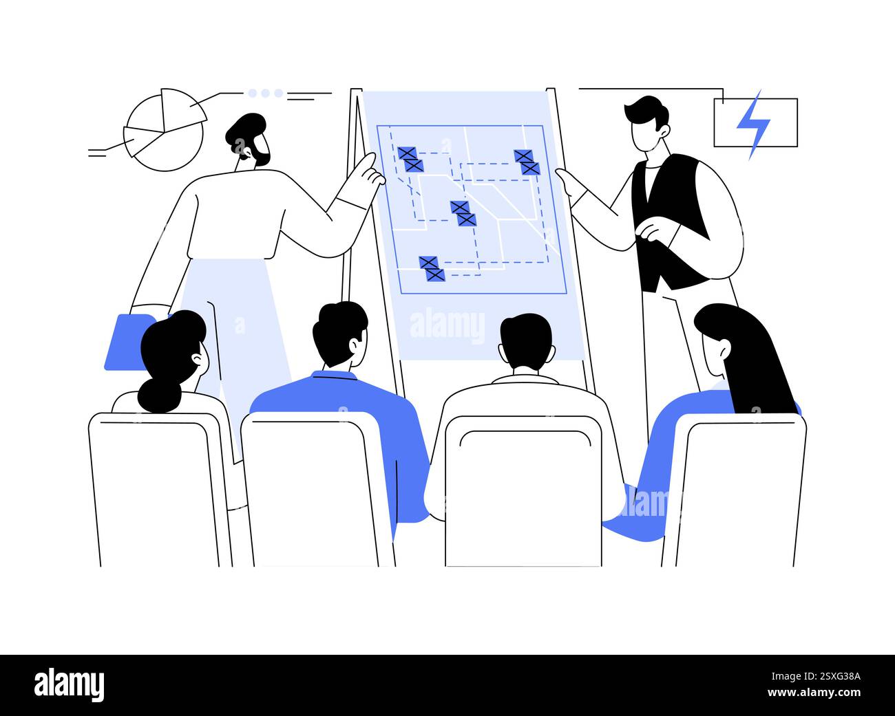 Electrical and electronic engineering isolated cartoon vector ...
