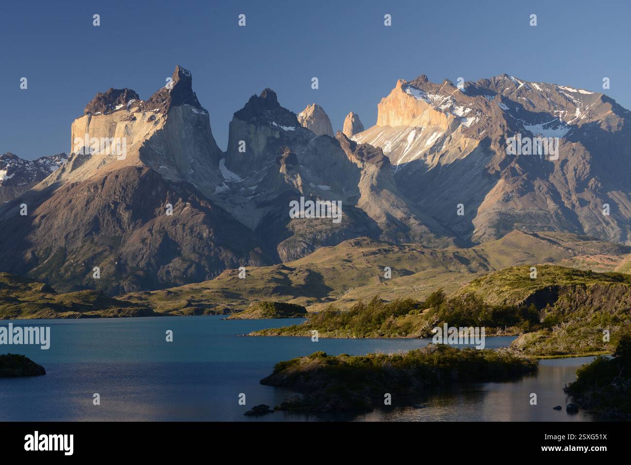 The awe inspiring Torres del Paine National Park in Chile Stock Photo ...