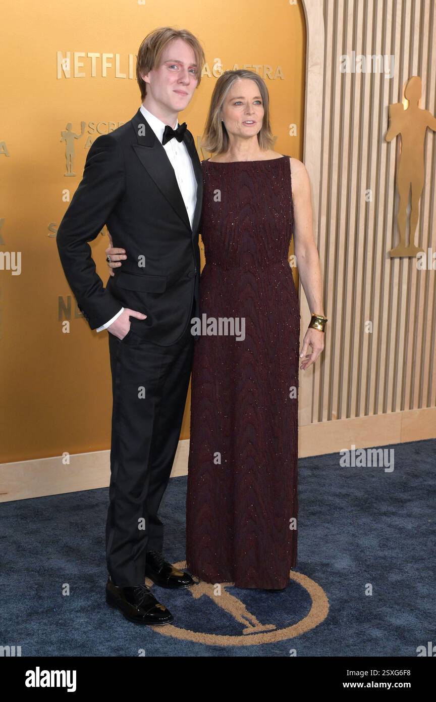 LOS ANGELES, USA. February 23, 2025: Jodie Foster & Charlie Foster at ...