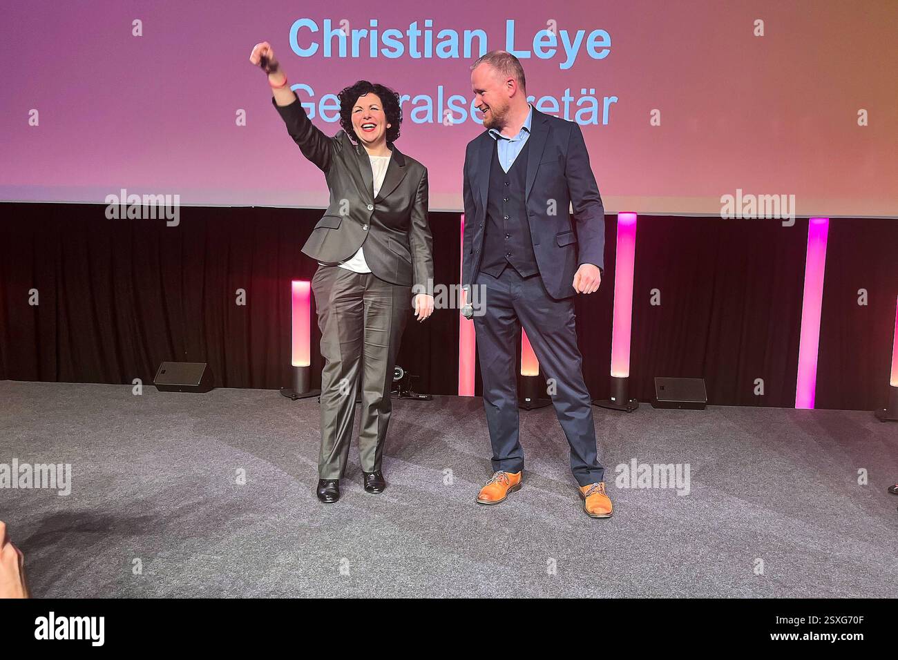 Berlin, Deutschland, 23.02.2025: Kosmos: Bundestagswahl 2025 - BSW ...