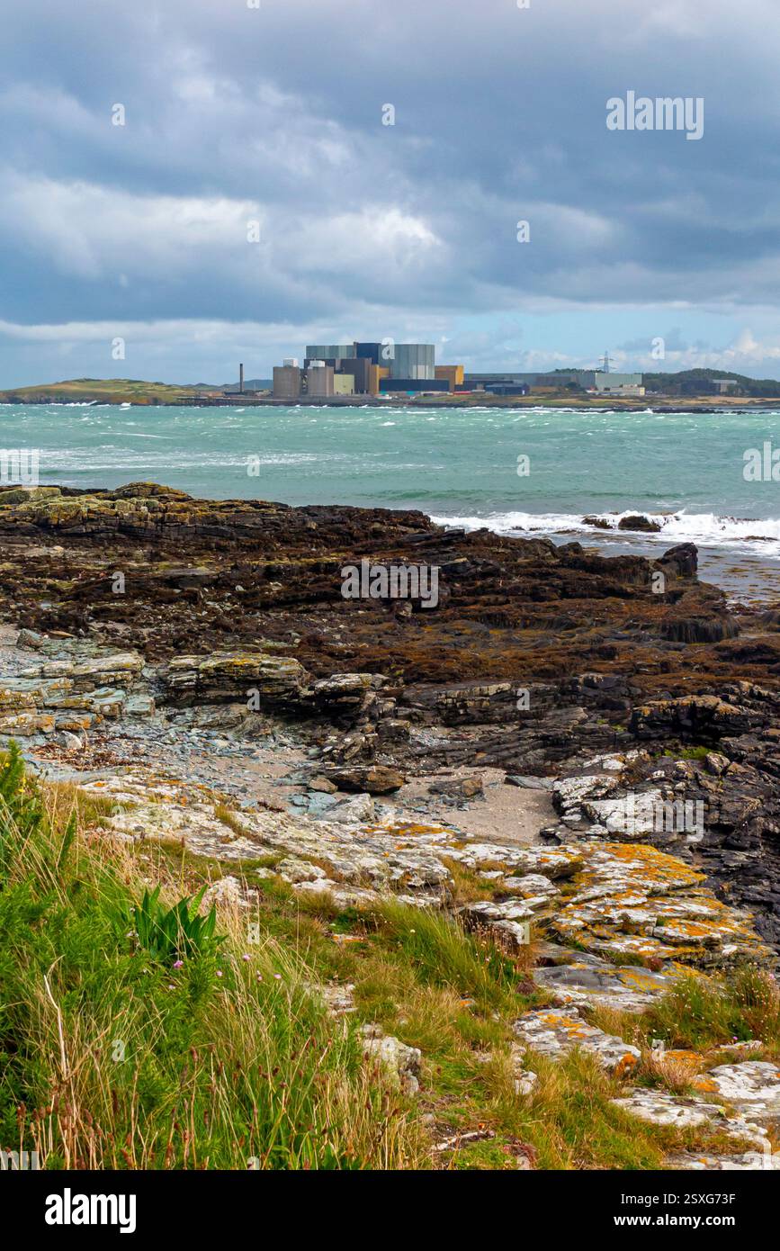 Wylfa nuclear power station a decommissioned Magnox station on the ...