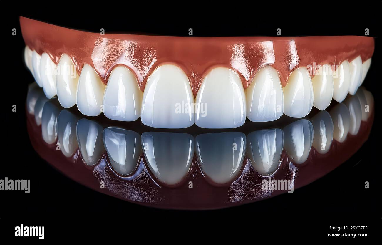 A detailed dental model highlights the intricacies of oral health and ...