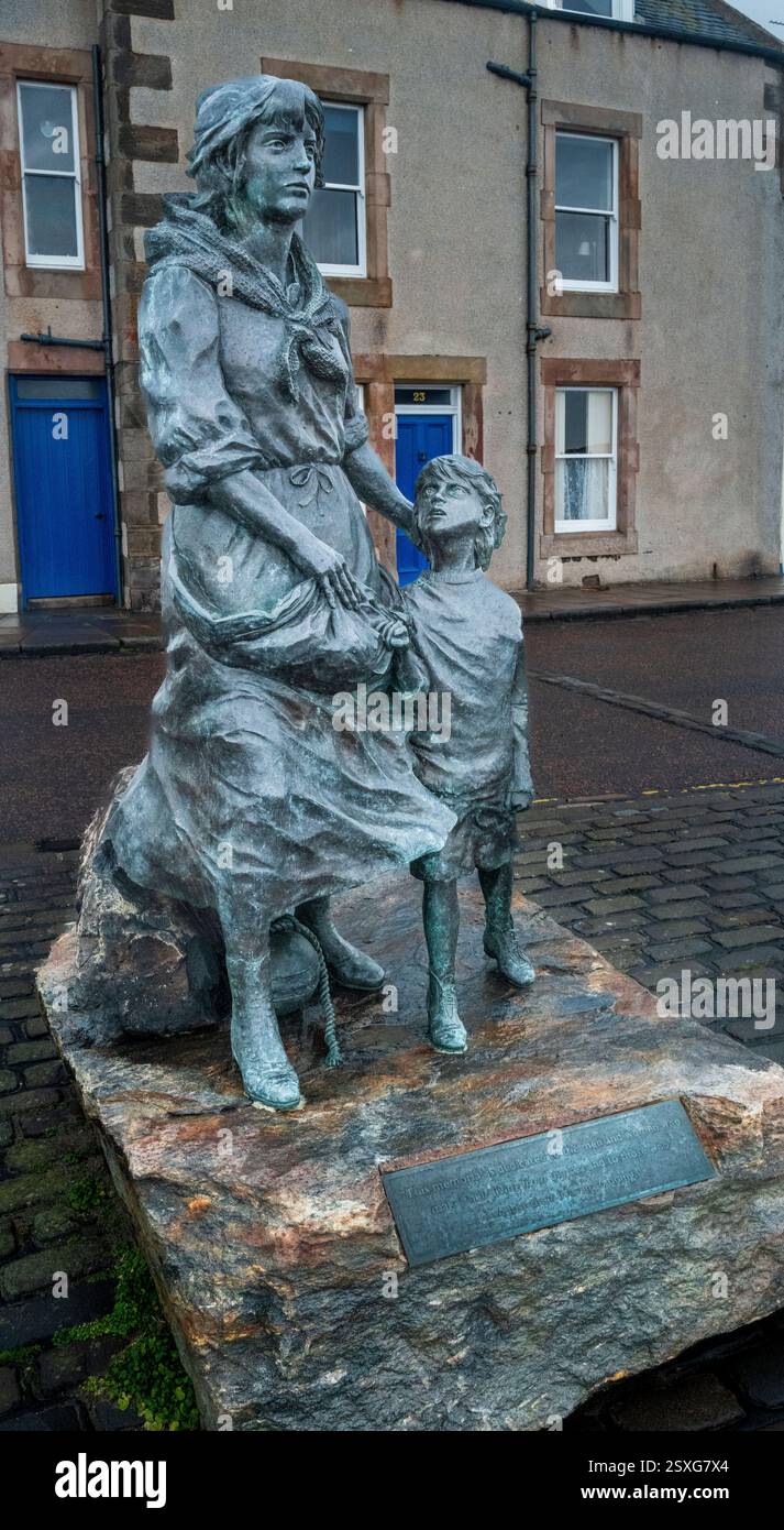 Memorial in Pittenweem, Fife, Scotland dedicated to the men and women ...