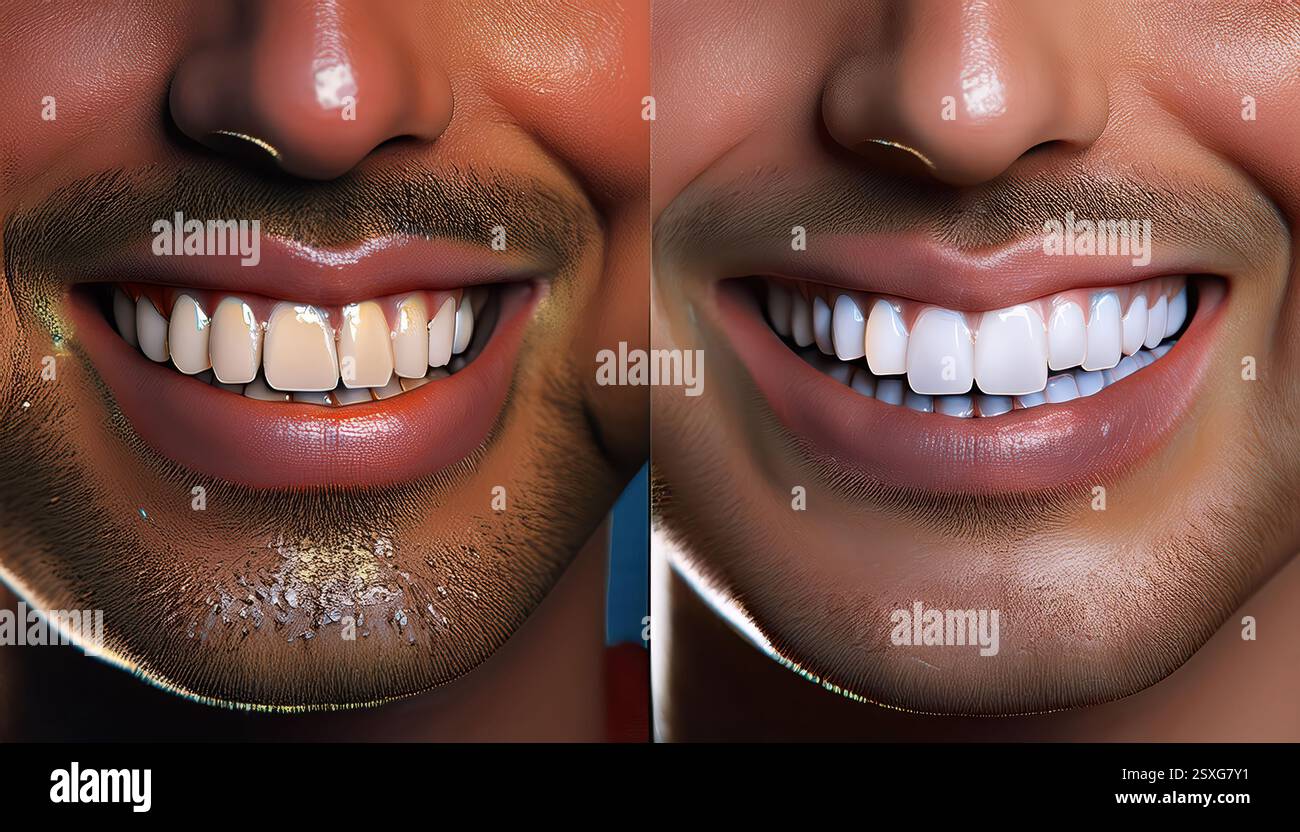 Dental treatment showcases a stunning smile transformation and expert ...