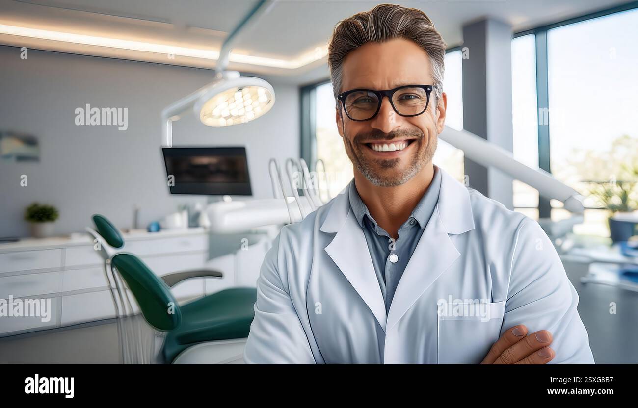 Dental assistant engages patient in hi-res stock photography and images ...