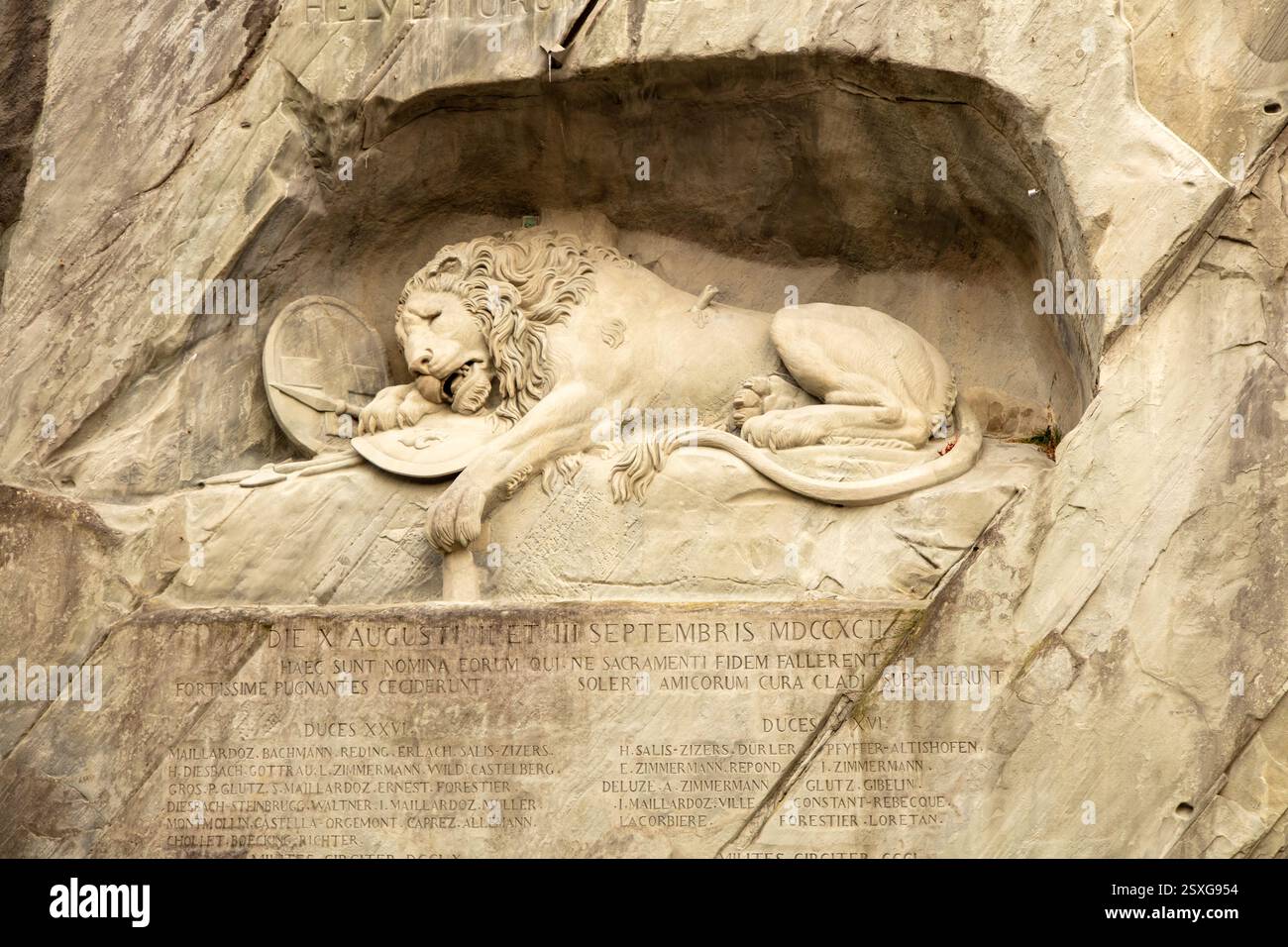 The Lion Monument Or The Lion Of Lucerne Is A Rock Relief In Lucerne