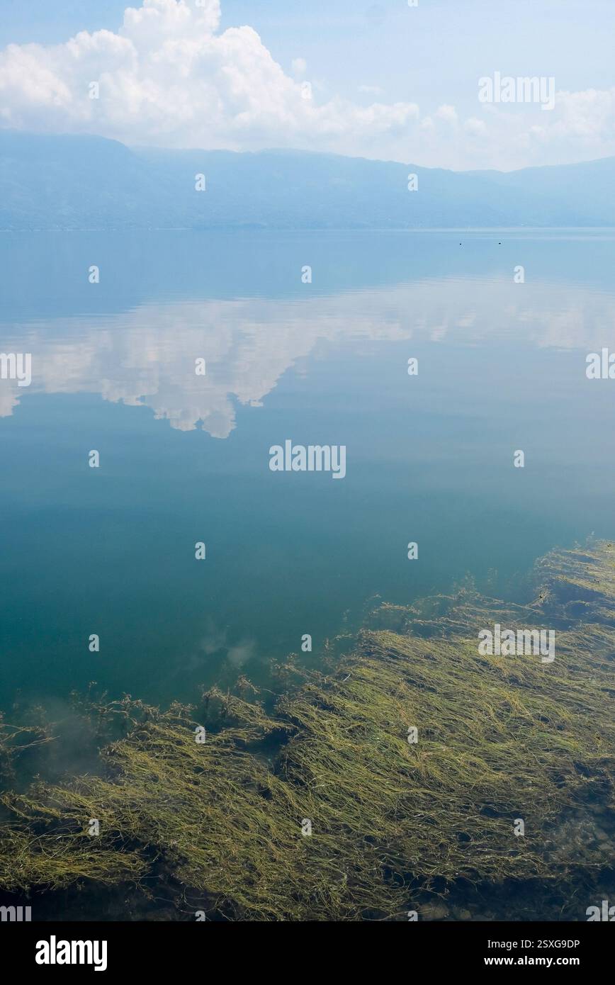 Beautiful landscape view of Singkarak Lake, West Sumatera, Indonesia ...