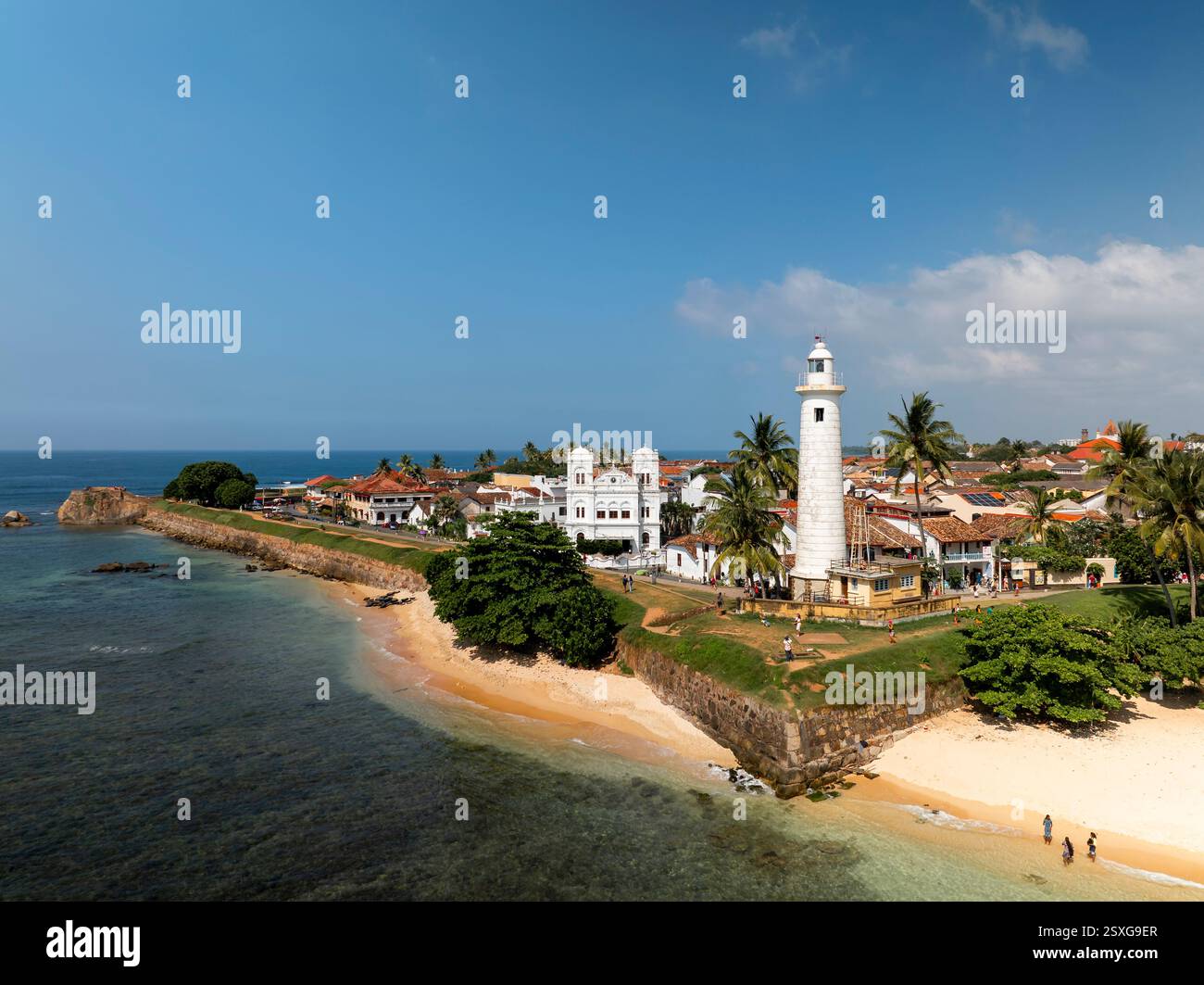 Aerial view of Galle Dutch Fort in Sri Lanka Stock Photo - Alamy
