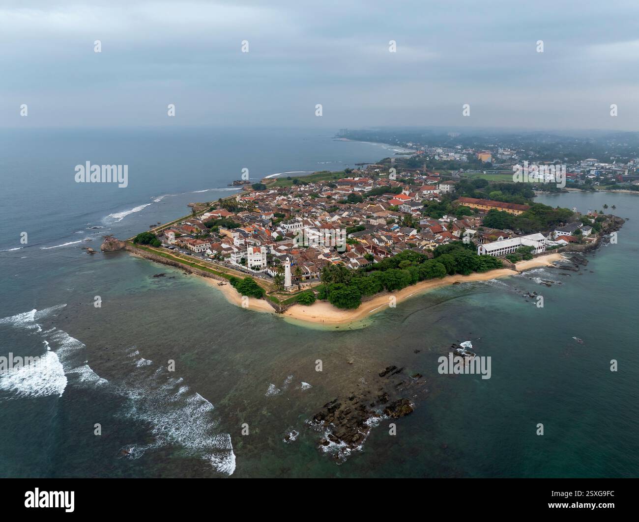 Aerial view of Galle Dutch Fort in Sri Lanka Stock Photo - Alamy