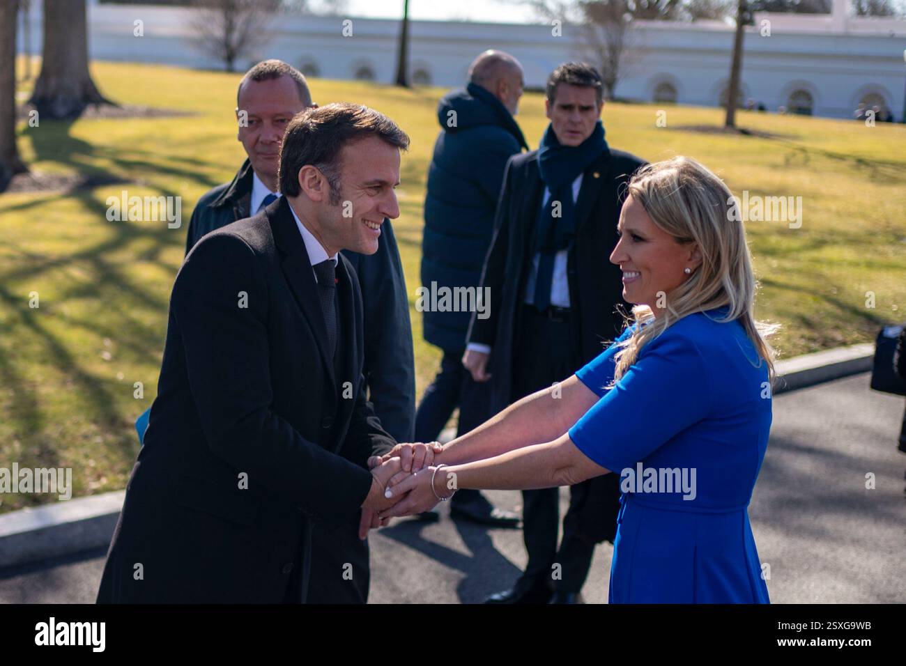 Washington, United States. 24th Feb, 2025. President of France Emmanuel ...