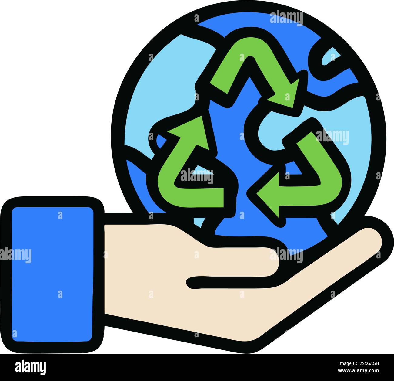 Sustainable Tourism Recycle Icon Stock Vector Image & Art - Alamy