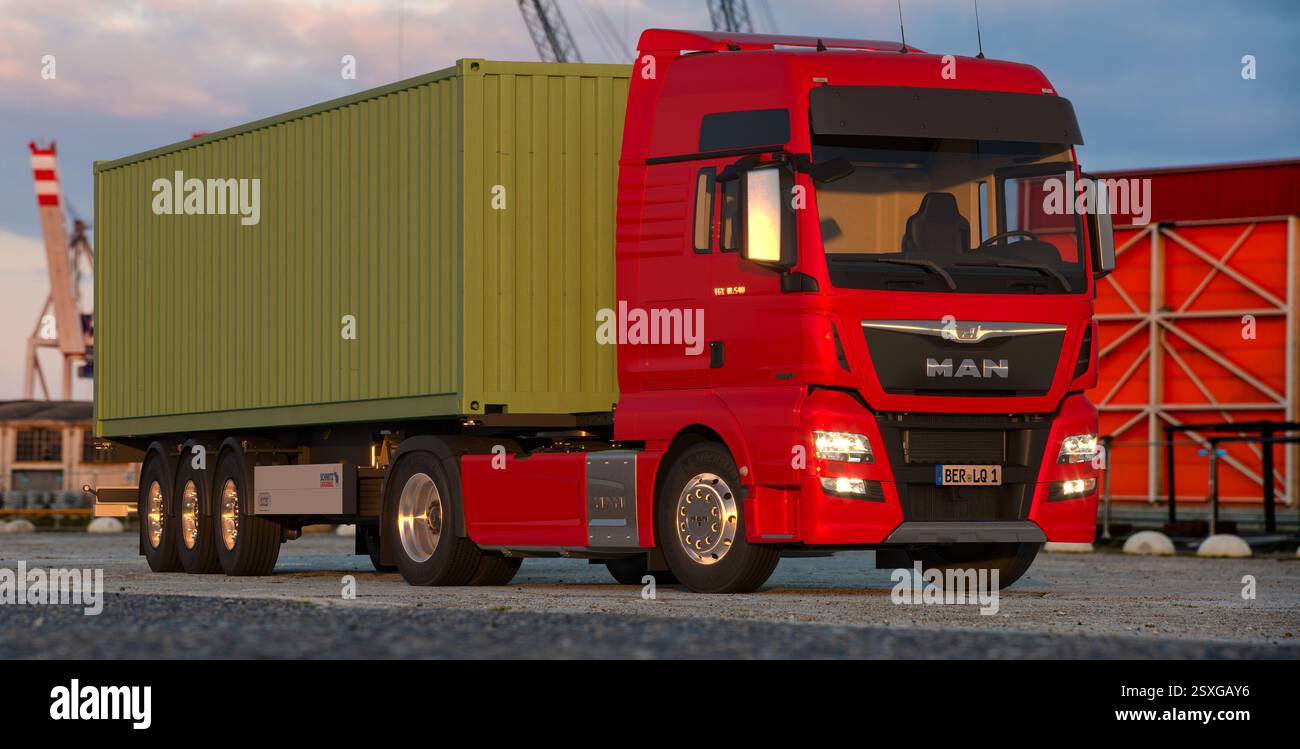 Man truck tgx hi-res stock photography and images - Alamy