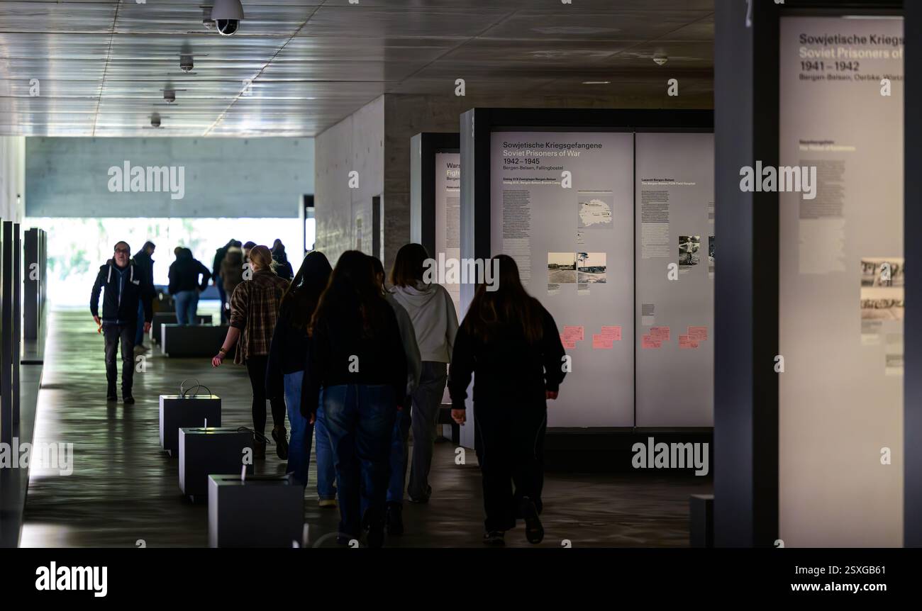 Bergen, Germany. 17th Feb, 2025. Students of a tenth grade high school ...