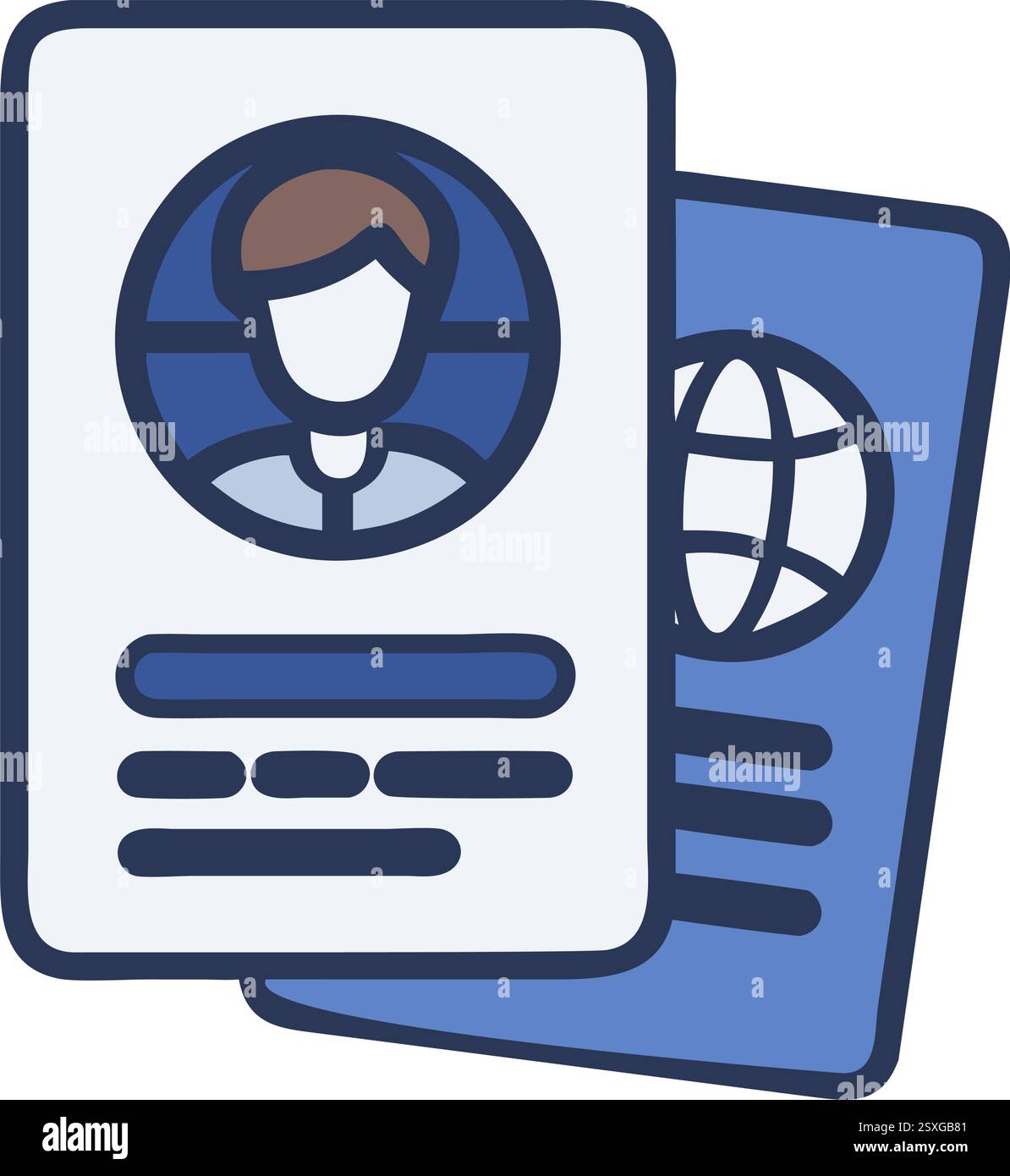 Student visa university admission Stock Vector Images - Alamy