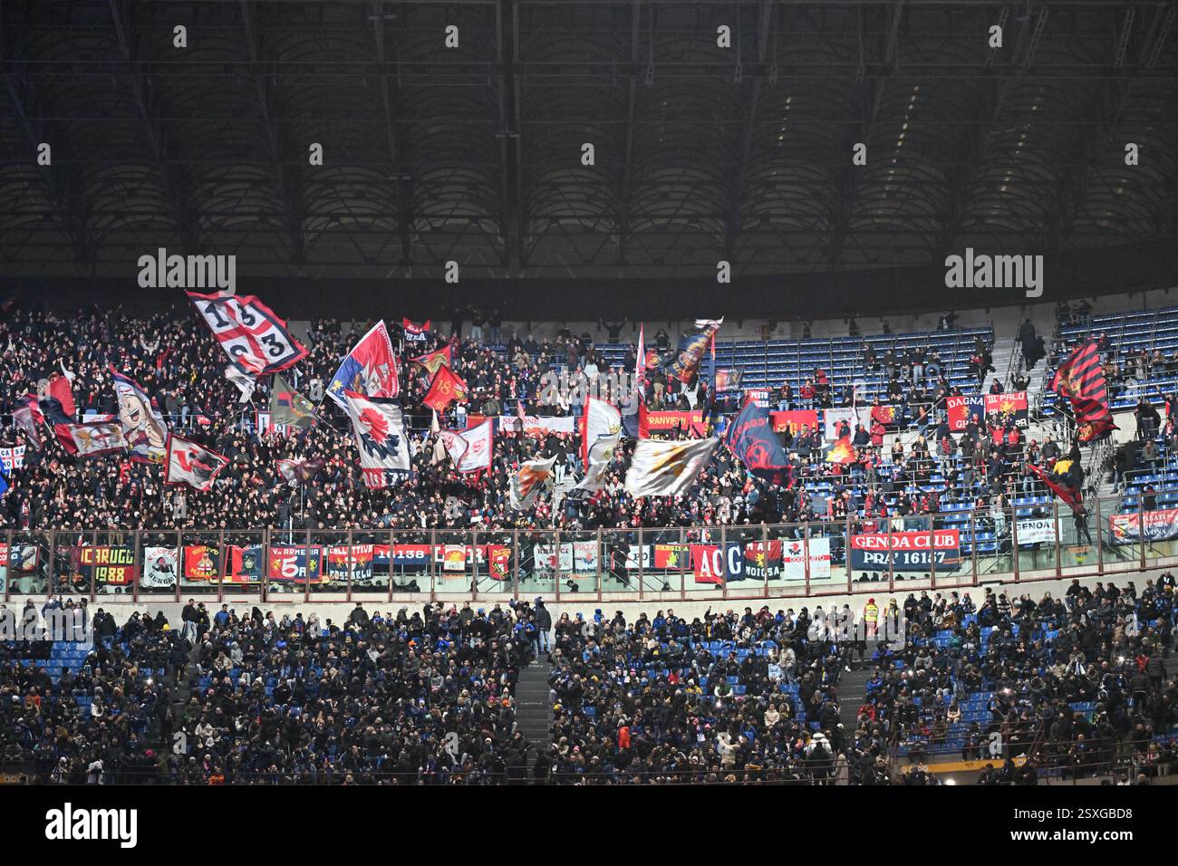 Milano, Italy. 22nd Feb, 2025. Italy, march 29 st 2024: Fans during the ...
