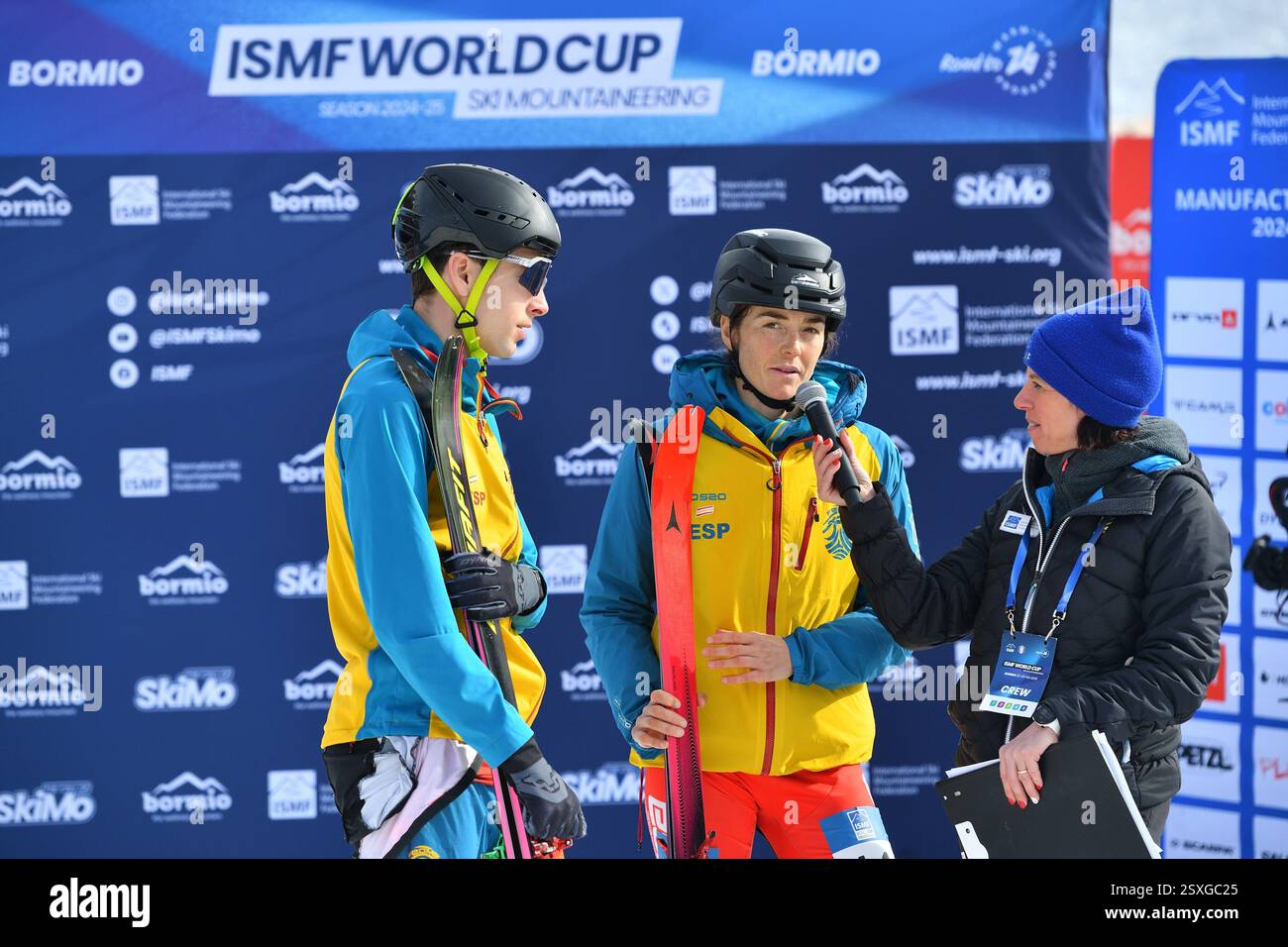 The interview with the winning team Spain ALONSO RODRIGUEZ ANA ...