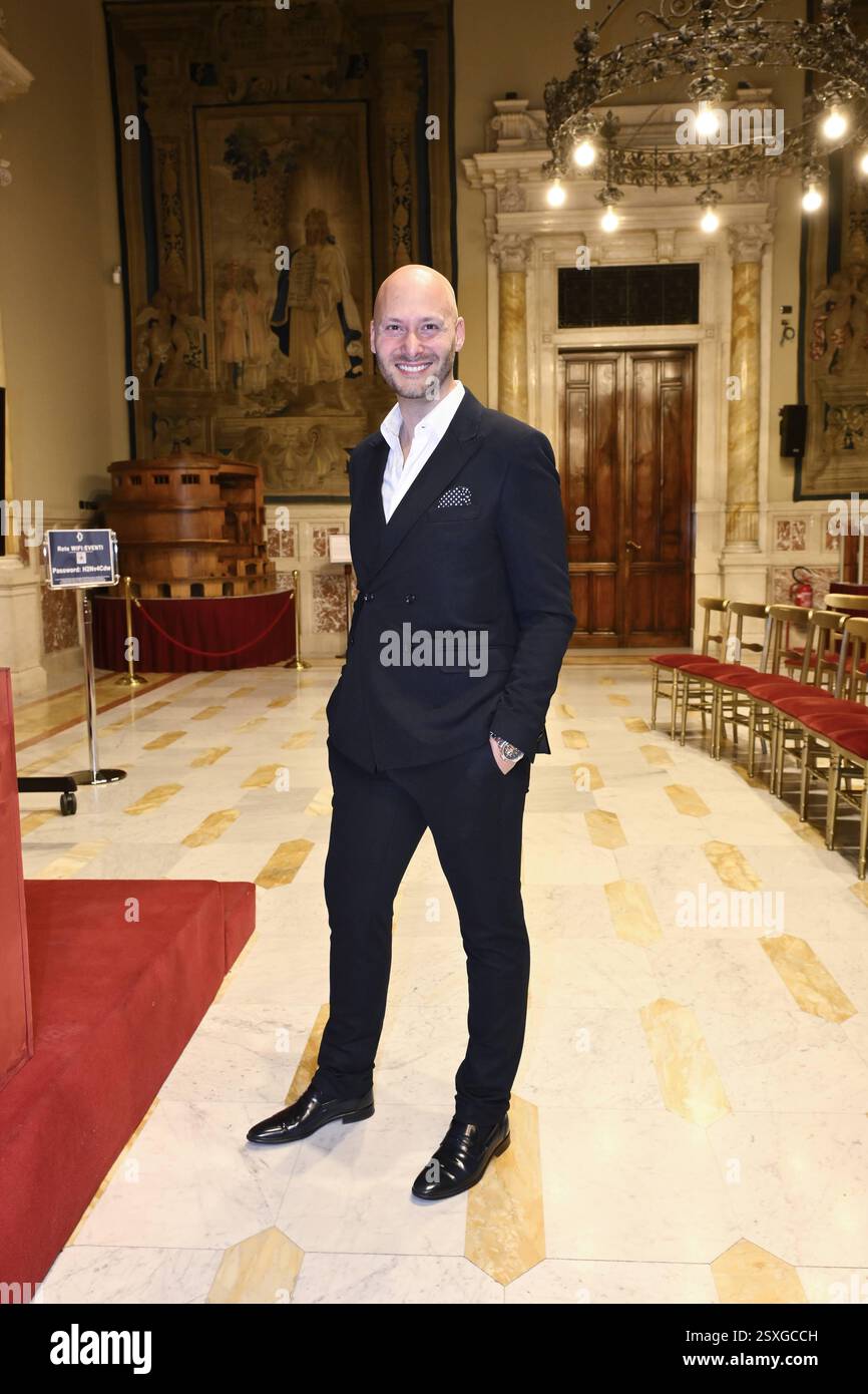 Rome: Queen's Hall - Montecitorio. Photocall film "Global Harmony". In ...