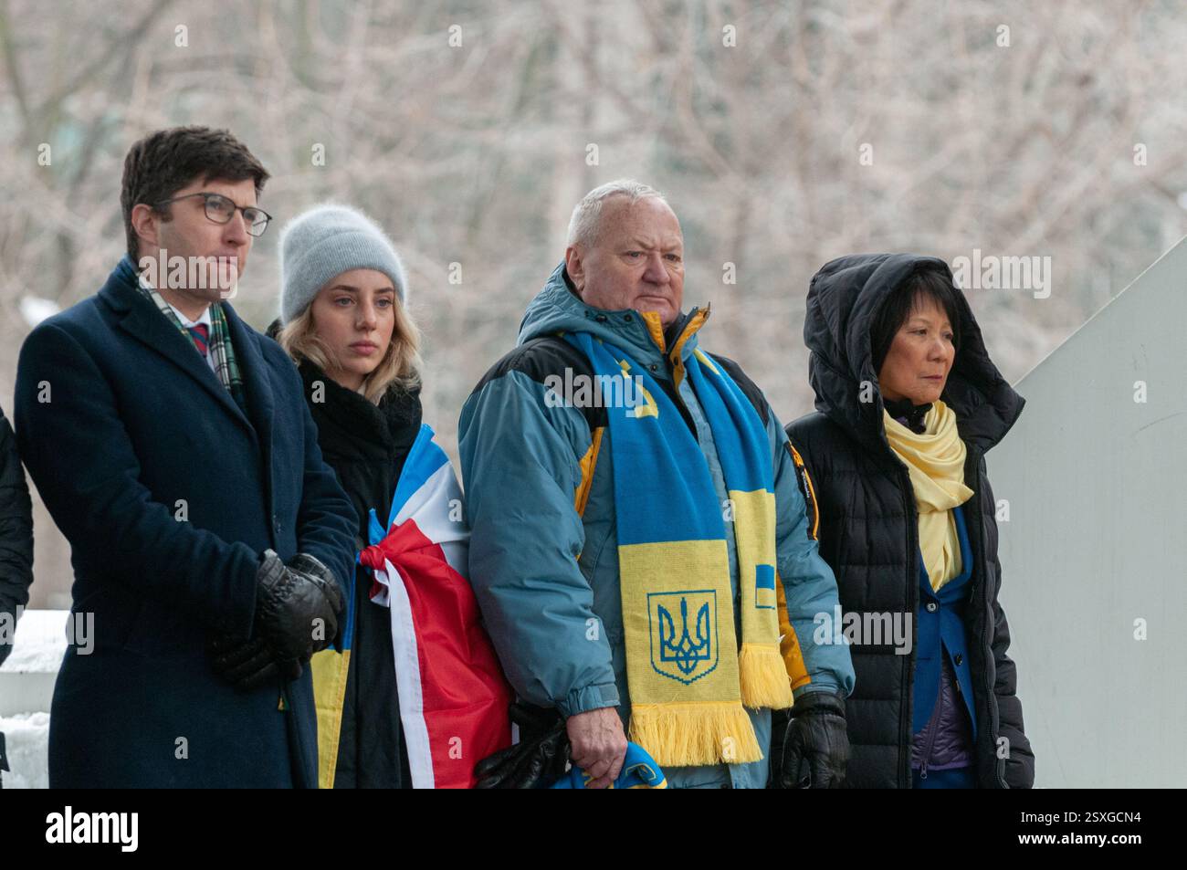 Toronto, ON, Canada – February 23, 2025: Olivia Chow, major of Toronto ...