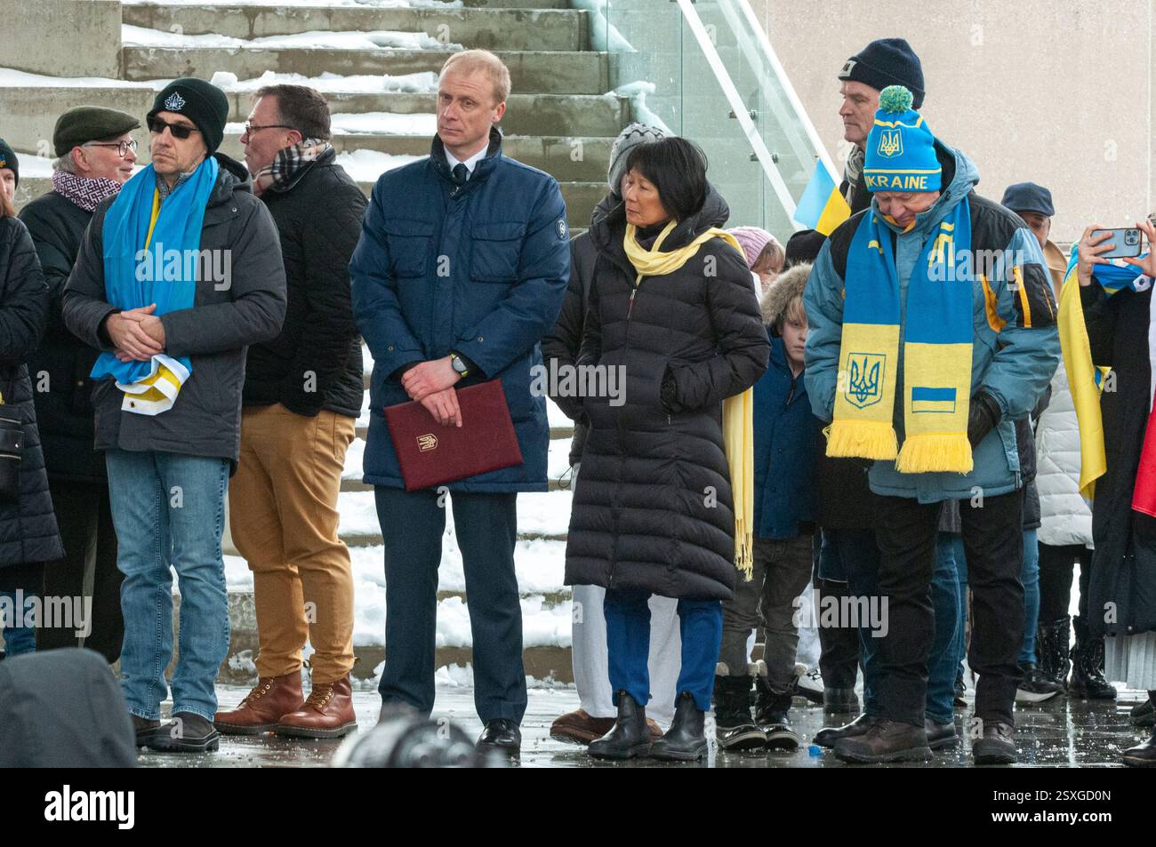 Toronto, ON, Canada – February 23, 2025: Olivia Chow, major of Toronto ...