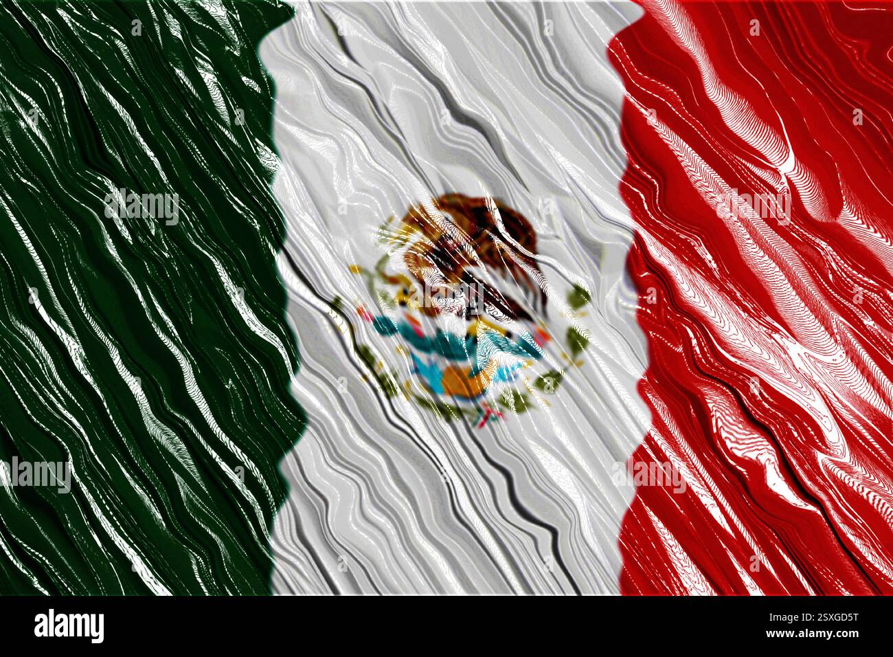 Textured silk fabric with the Mexican flag Stock Vector Image & Art - Alamy