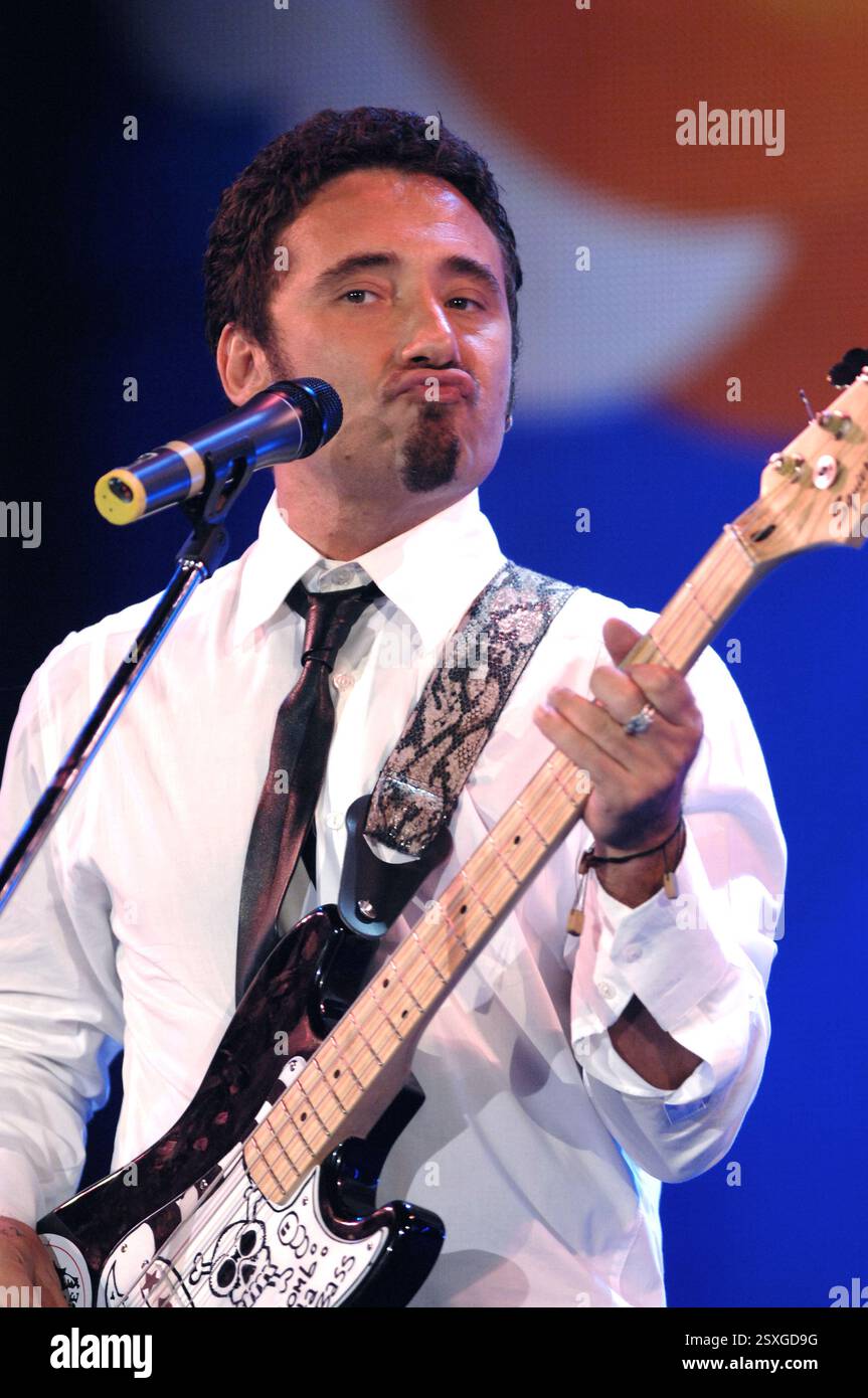 Milan Italy 15/06/2007: Federico Zampaglione,singer of Tiromancino Band ...