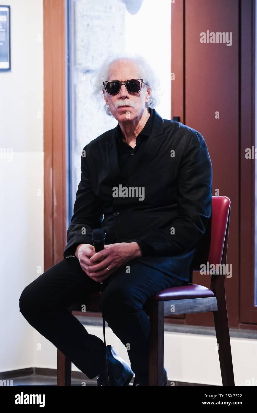 Milan, The press conference for the presentation of the book The Blues ...