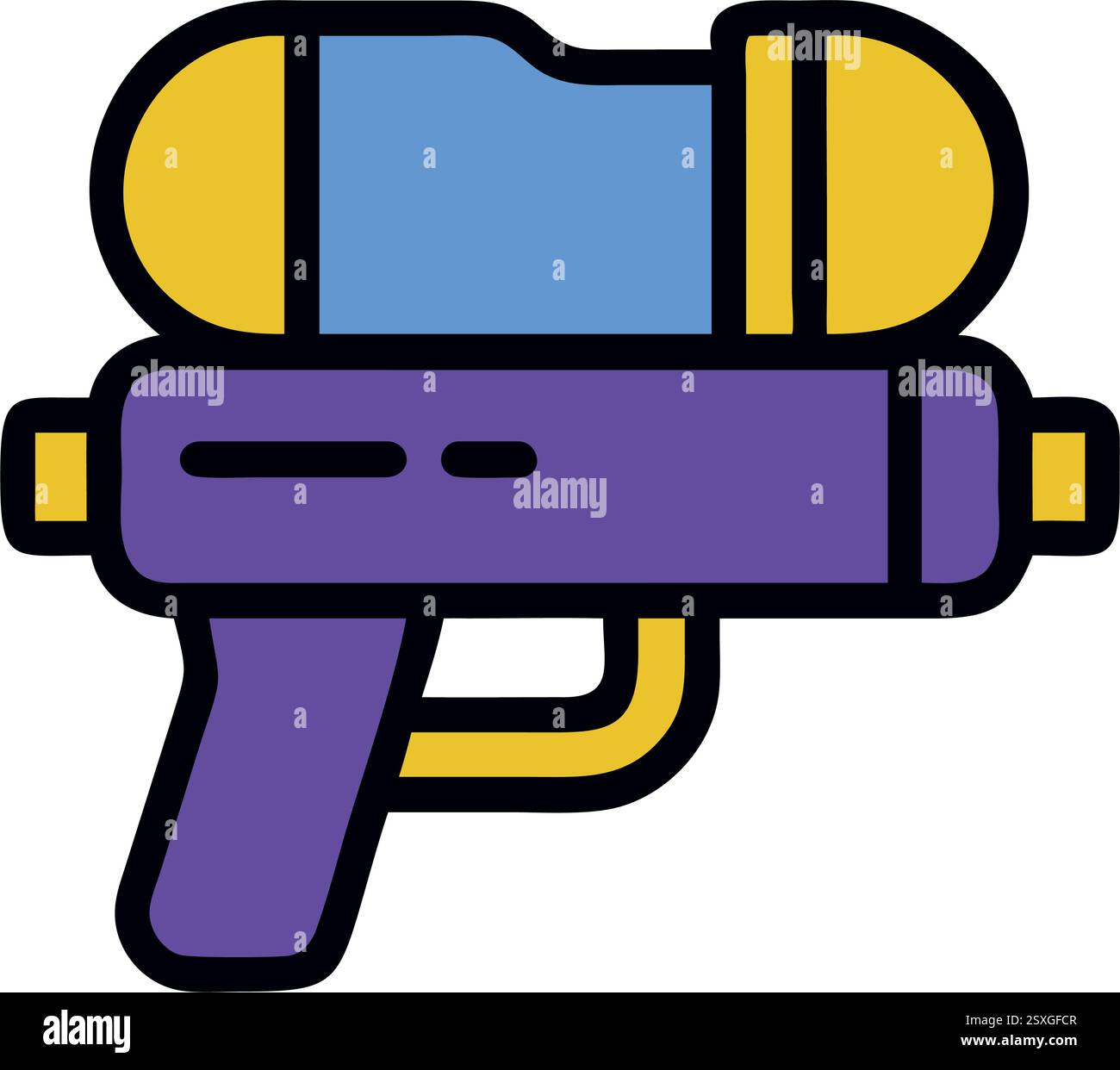 Carnival water gun icon Stock Vector Image & Art - Alamy