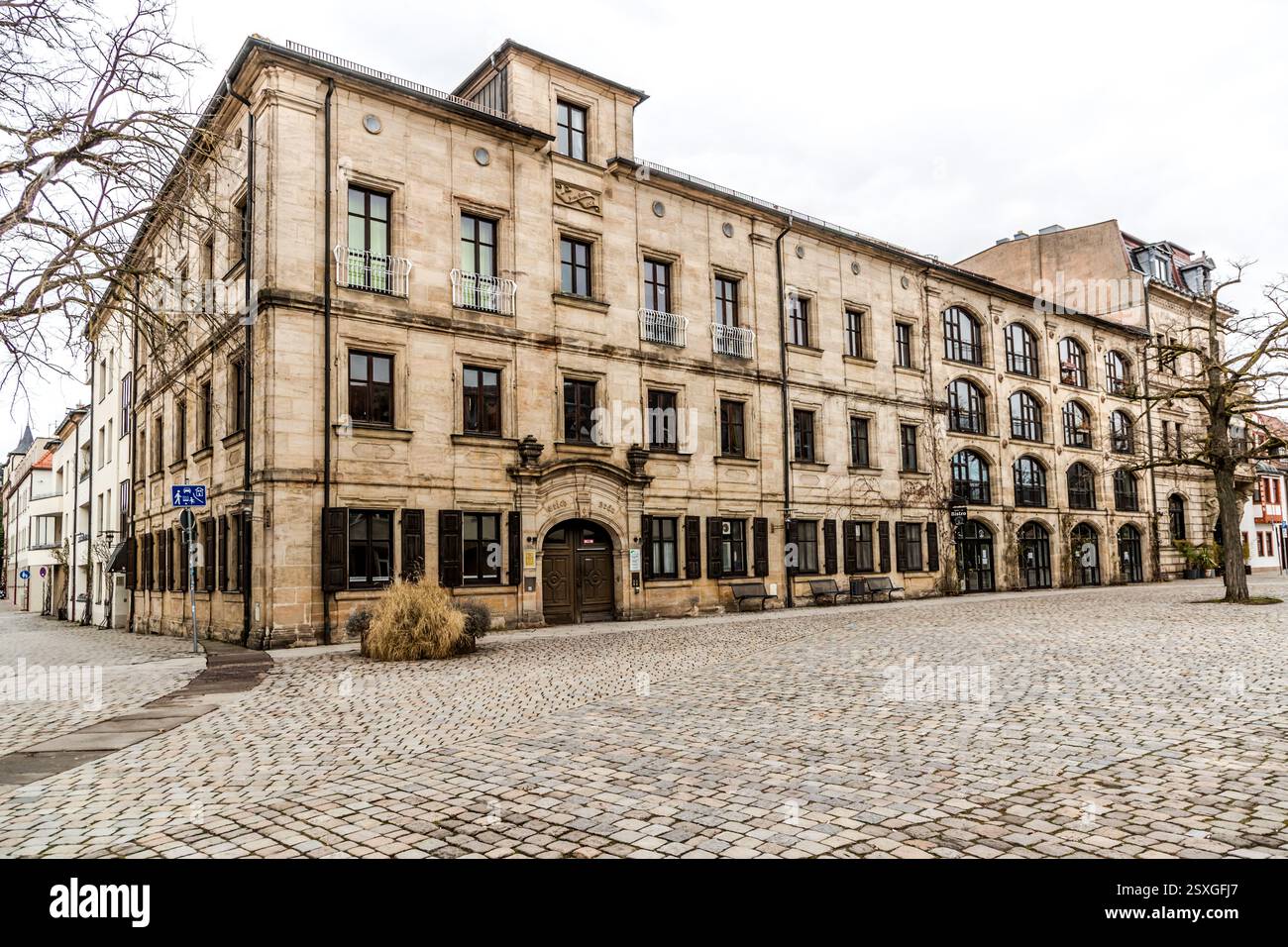 The Erich House, a listed building at Theaterplatz 22, was built in ...