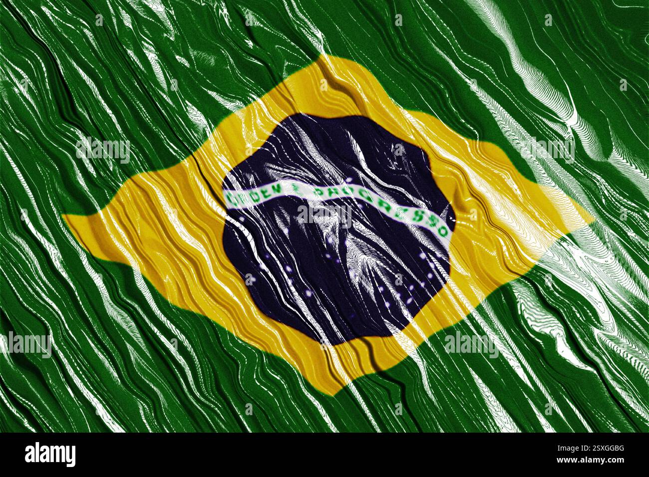 Textured silk fabric with the Brazilian flag Stock Vector Image & Art ...