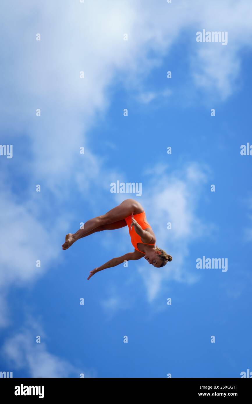 REDBULL CLIFF DIVING OSLO 2024 Stock Photo - Alamy