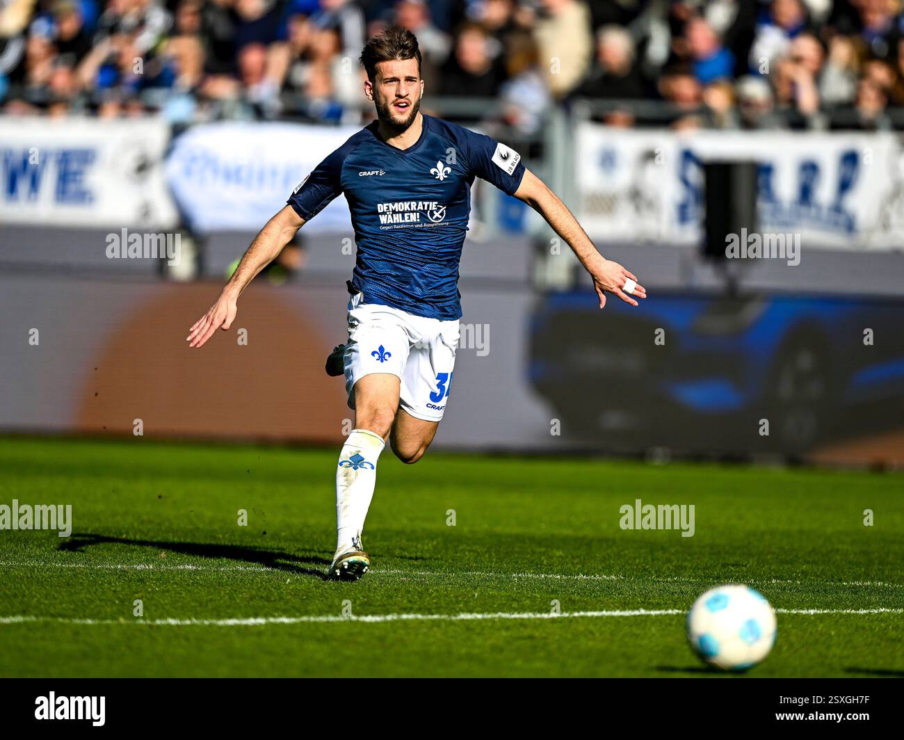 Darmstadt, Deutschland. 23rd Feb, 2025. Killian Corredor (SV Darmstadt ...
