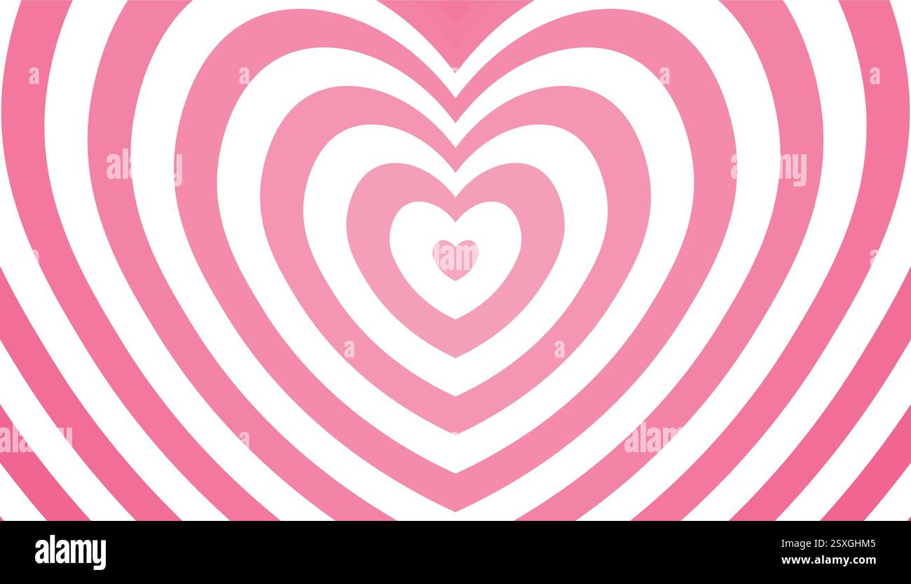 60s retro heart poster Stock Vector Images - Alamy