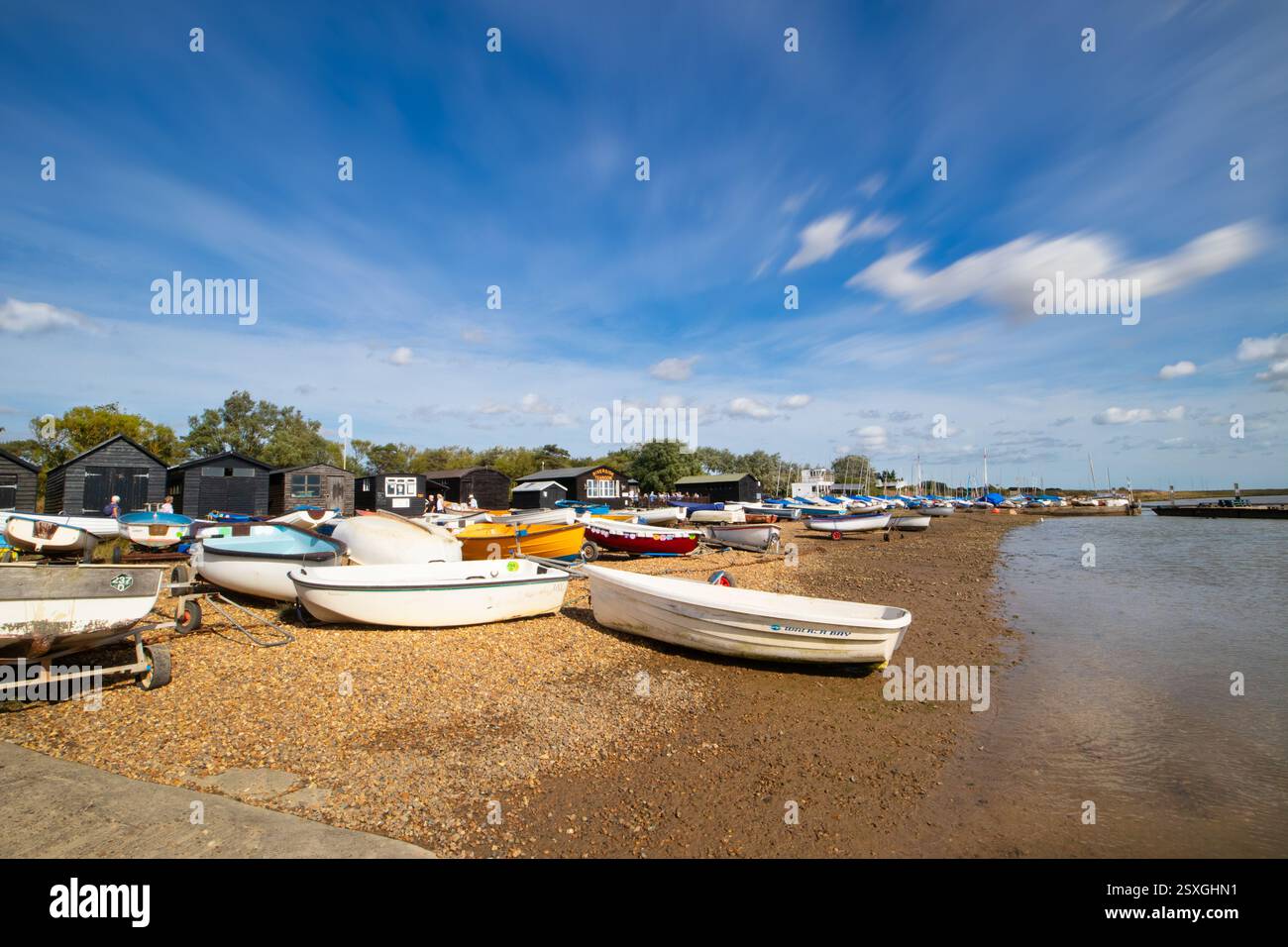 View from Orford Quay, Woodbridge, Suffolk, England UK Stock Photo - Alamy