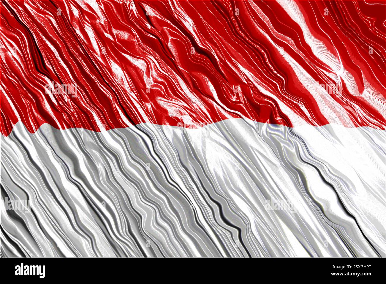 Lustrous silk fabric texture with Indonesian flag design Stock Vector ...