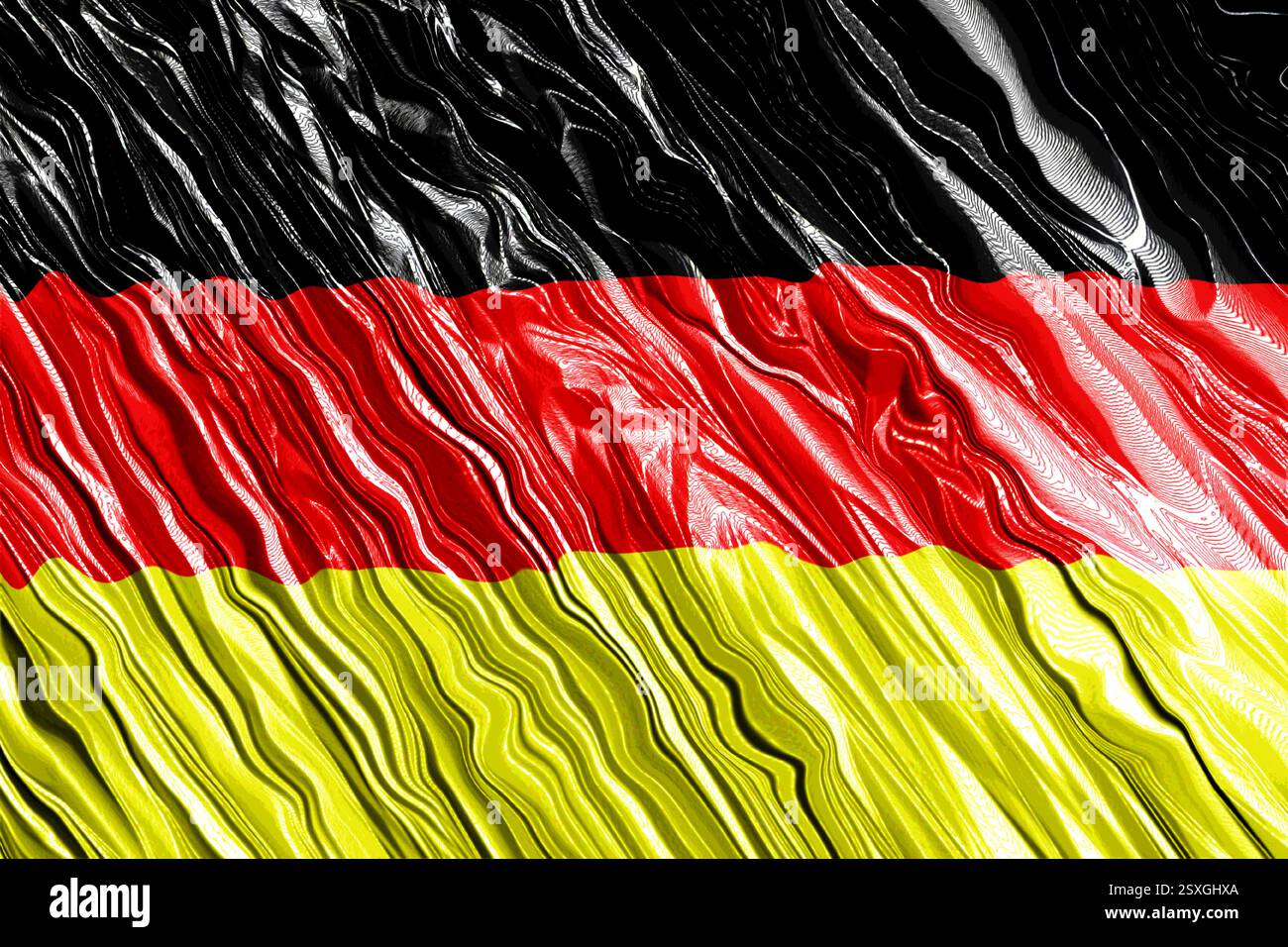 Lustrous silk fabric texture with German flag design Stock Vector Image ...