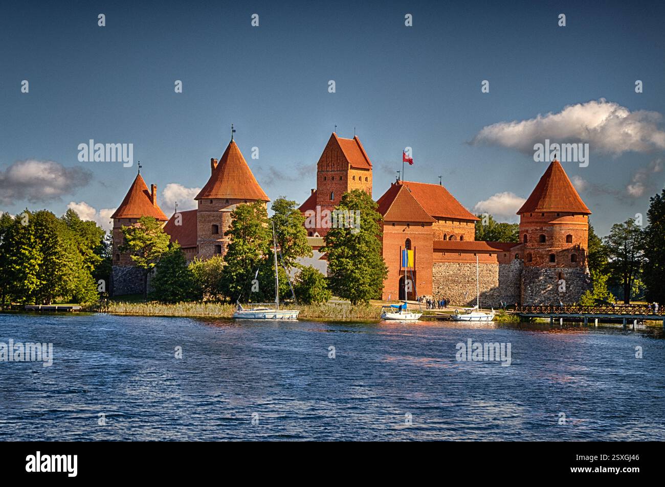 Trakai. Trakai island castle. Trakai Castle is a castle of Vytautas and ...
