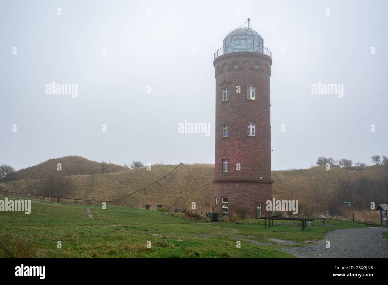 The direction-finding tower in Kap Arkona, a former direction-finding ...