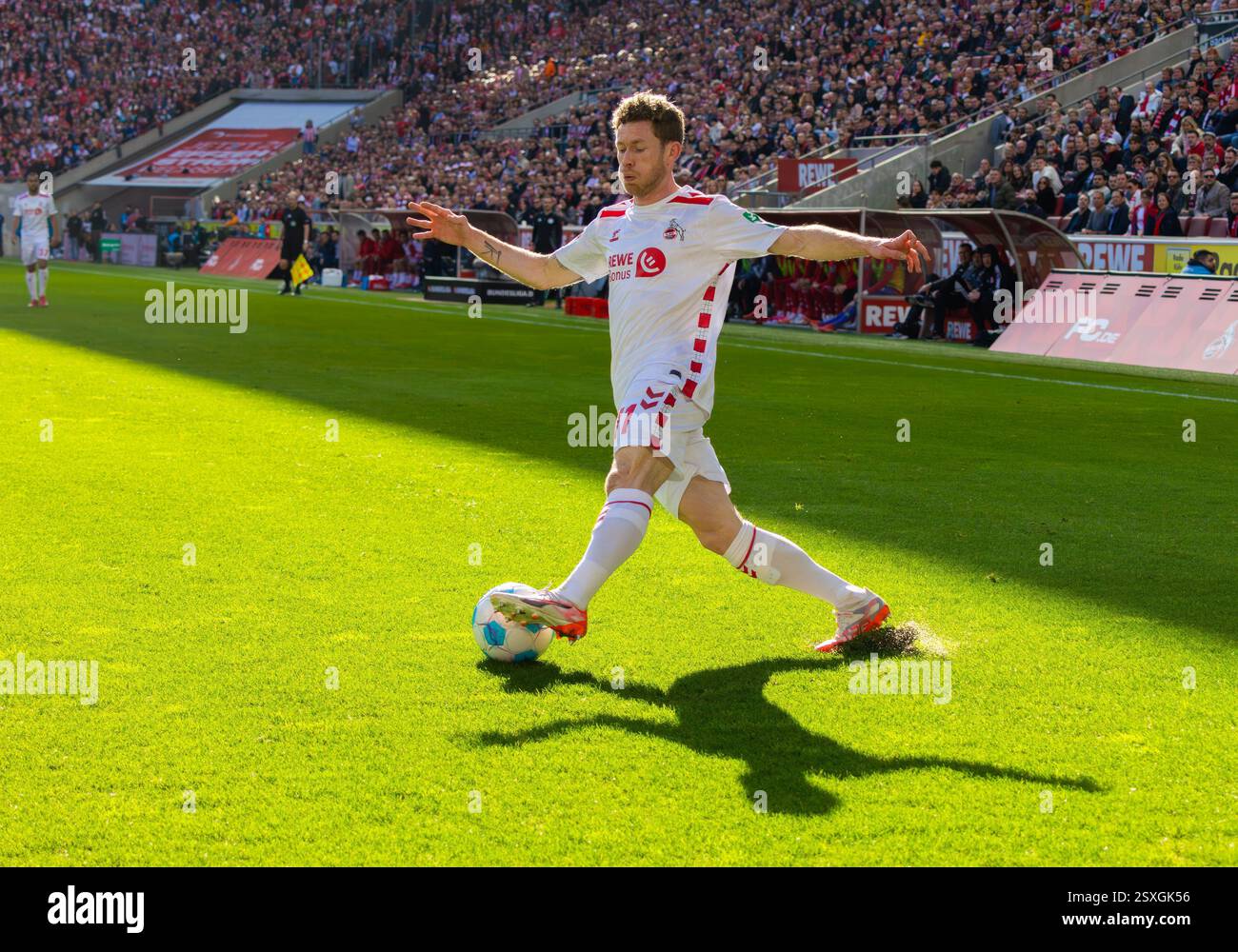 Florian Kainz (Koeln), Cologne, Germany. 23rd Feb, 2025. Bundesliga 2 ...
