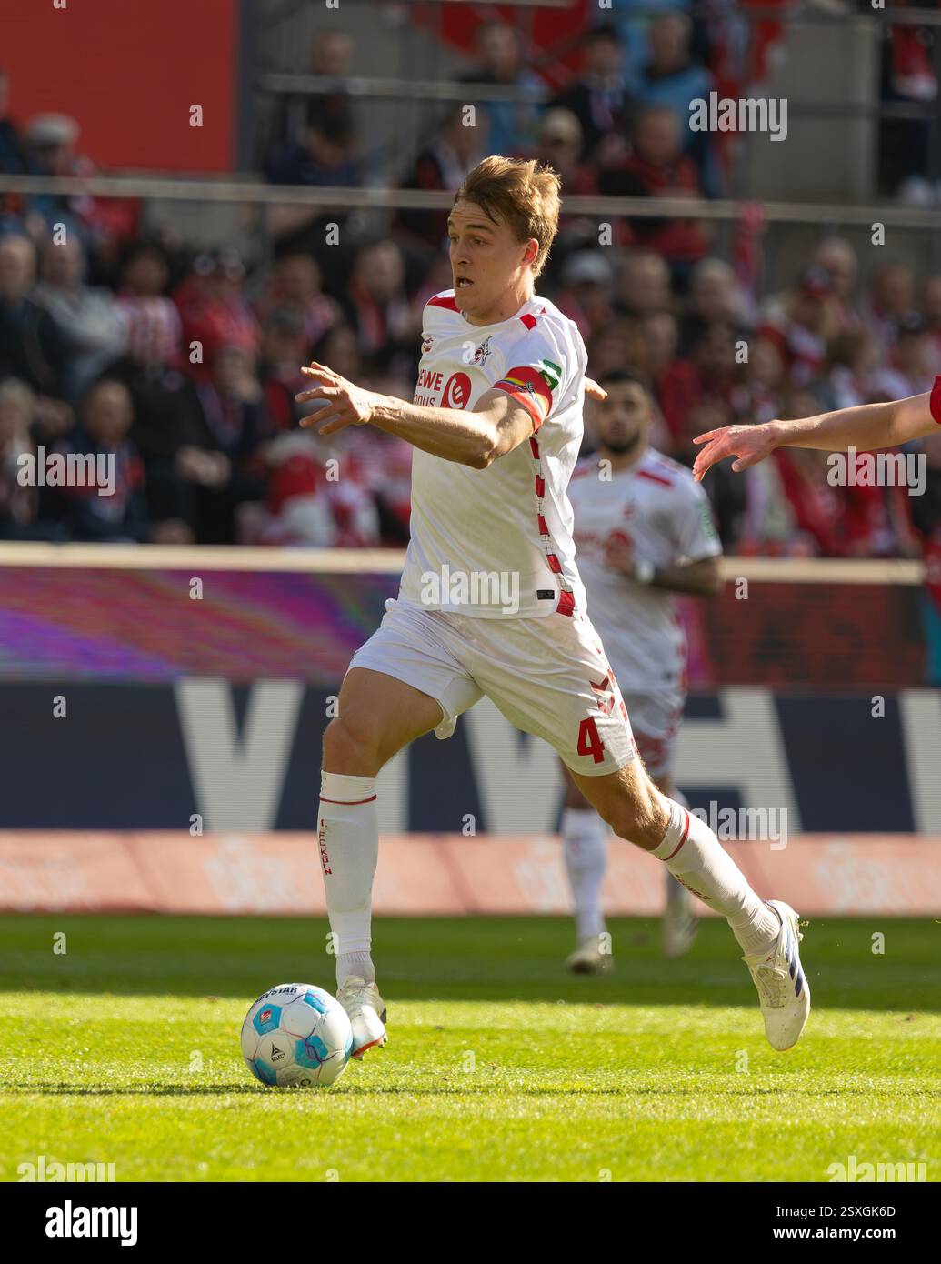 Timo Huebers (Koeln), Cologne, Germany. 23rd Feb, 2025. Bundesliga 2 ...
