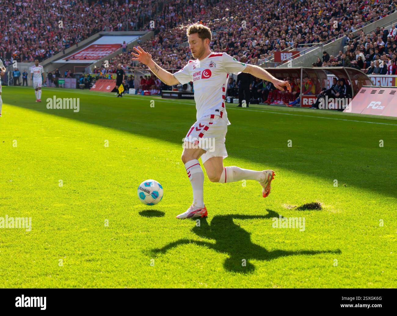 Florian Kainz (Koeln), Cologne, Germany. 23rd Feb, 2025. Bundesliga 2 ...