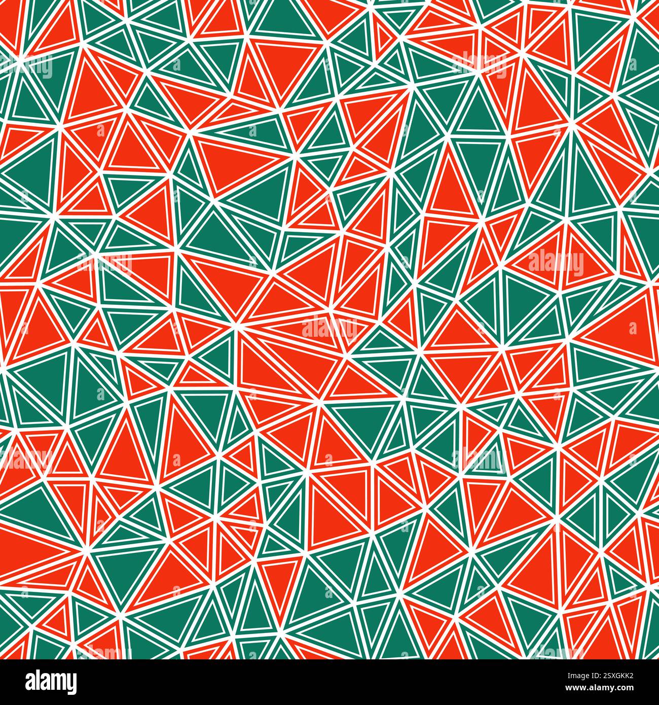 Abstract Mosaic Background Small Triangles Size Solid Shapes In Frames Multiple Colors Style