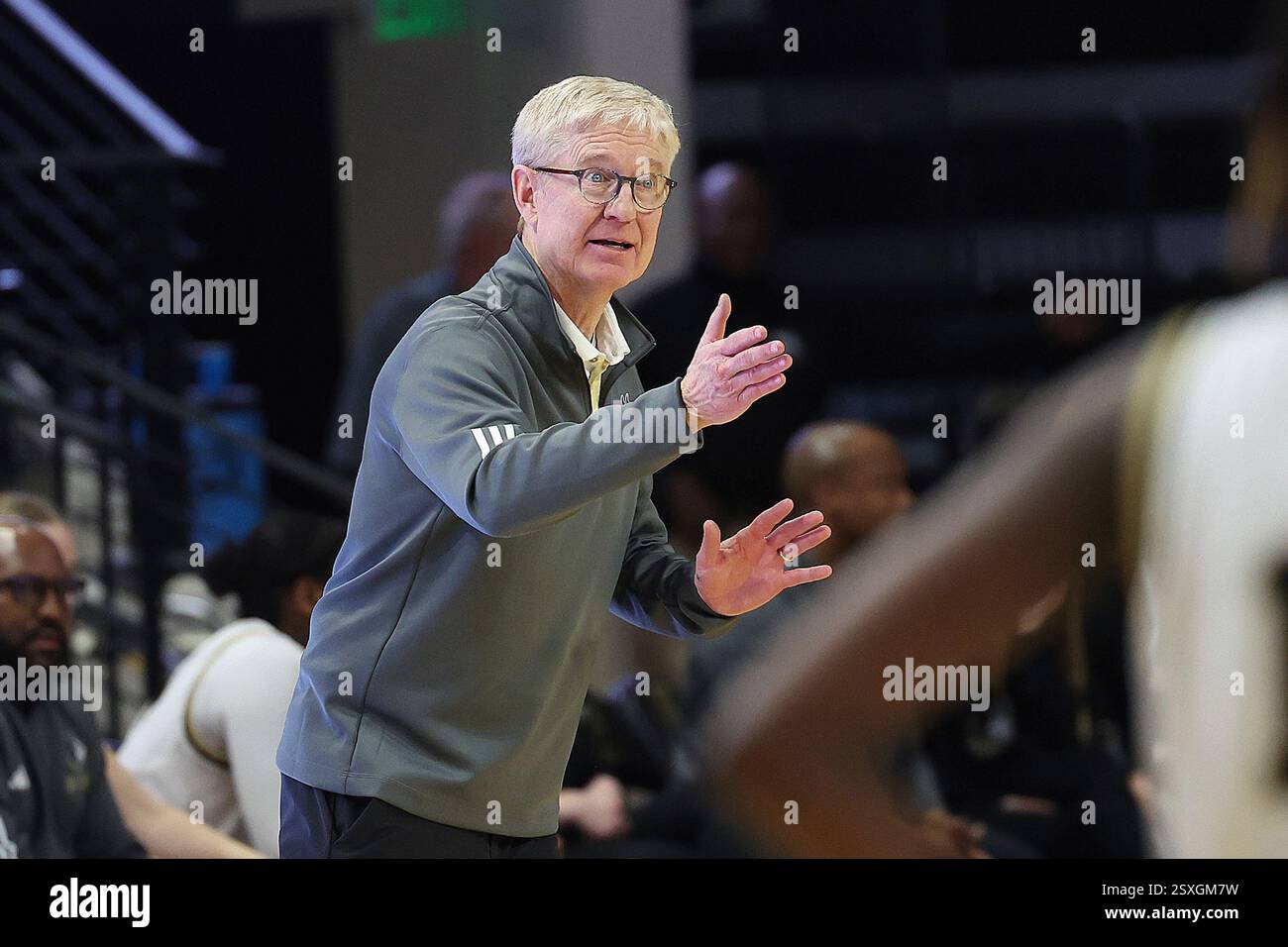 SPARTANBURG, SC - FEBRUARY 20: Wofford Terriers head coach Jimmy ...