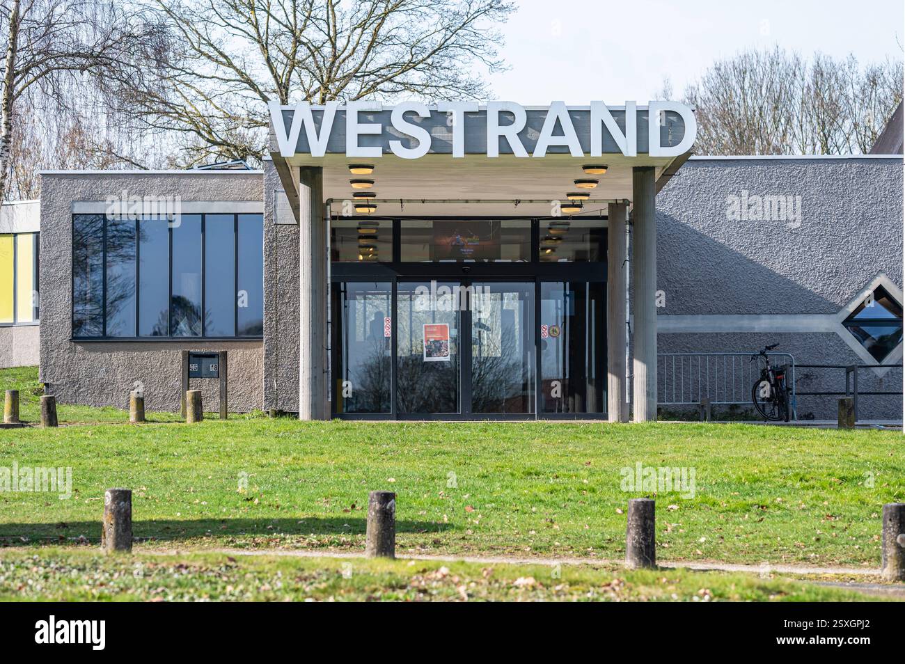 The Westrand cultural center with a podium and performance hall Dilbeek ...